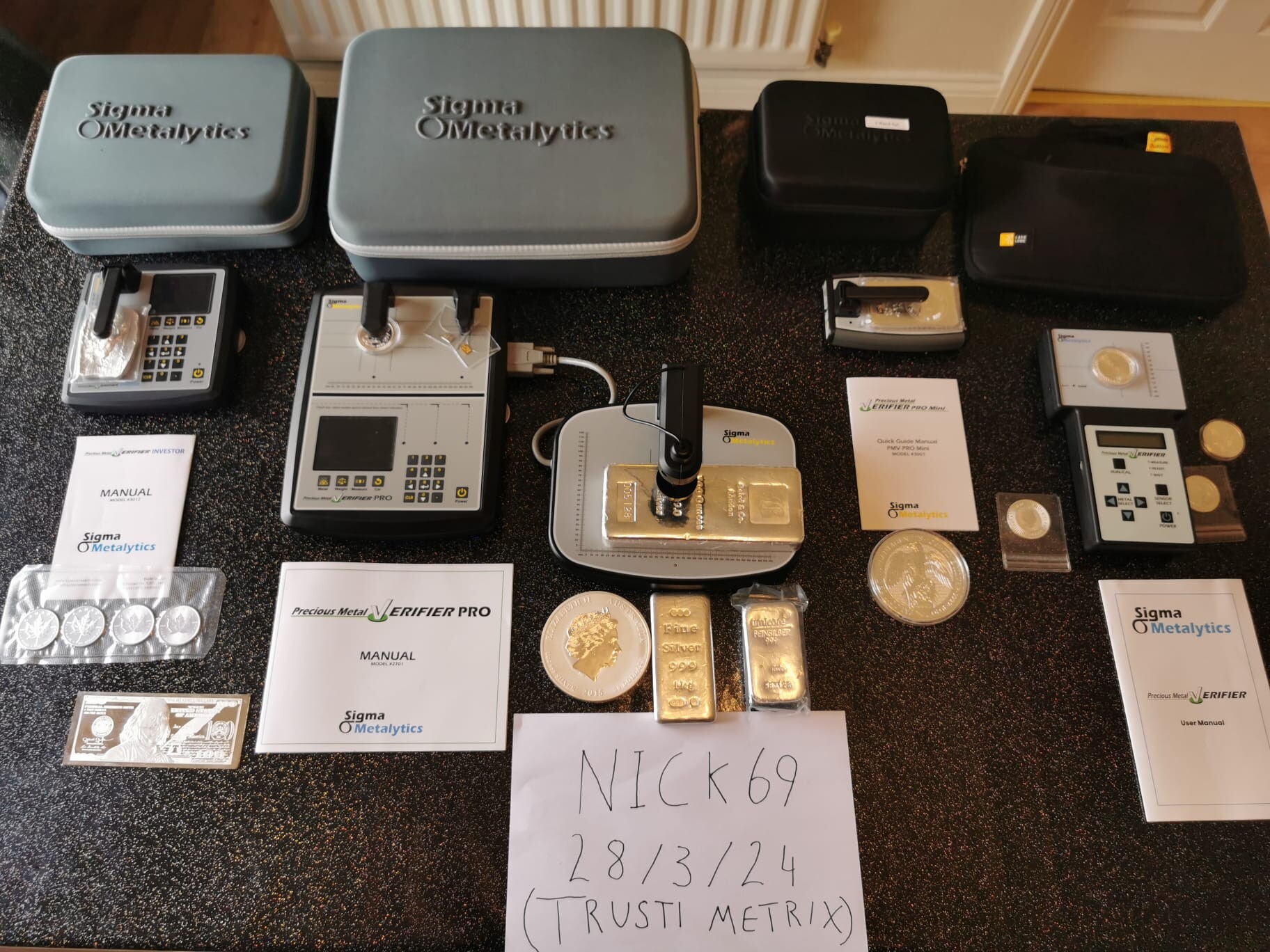 Brand new 2 of each machine. Sigma Metalytics Precious Metal Verifiers ...