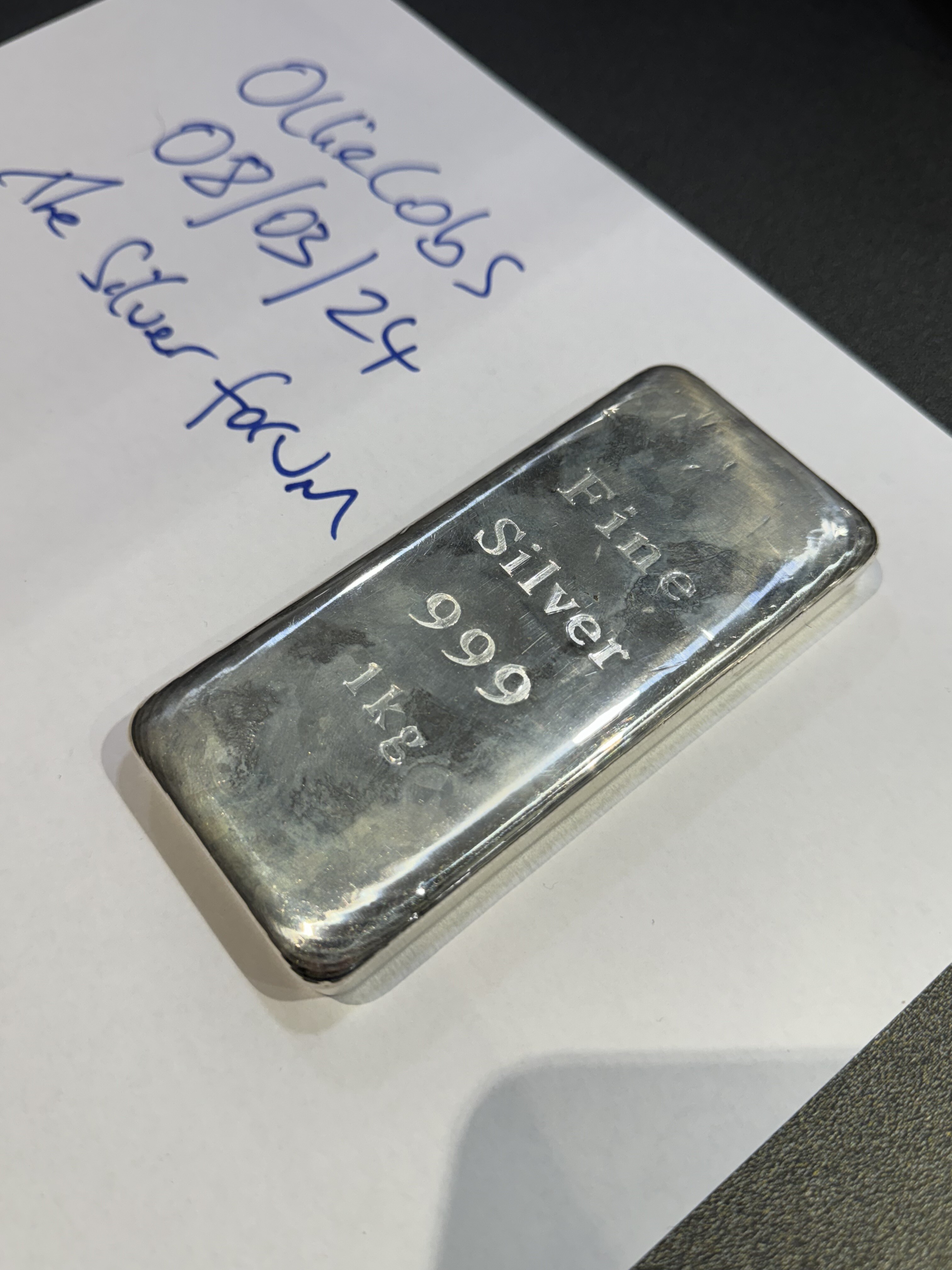 Silver KILO at SPOT PRICE - UK (Ungraded) - The Silver Forum