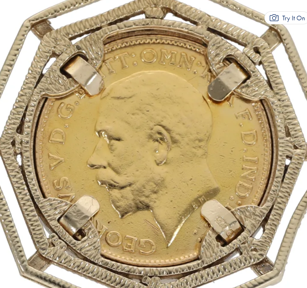 It seems a well known online Jeweller is selling a fake half sovereign ...