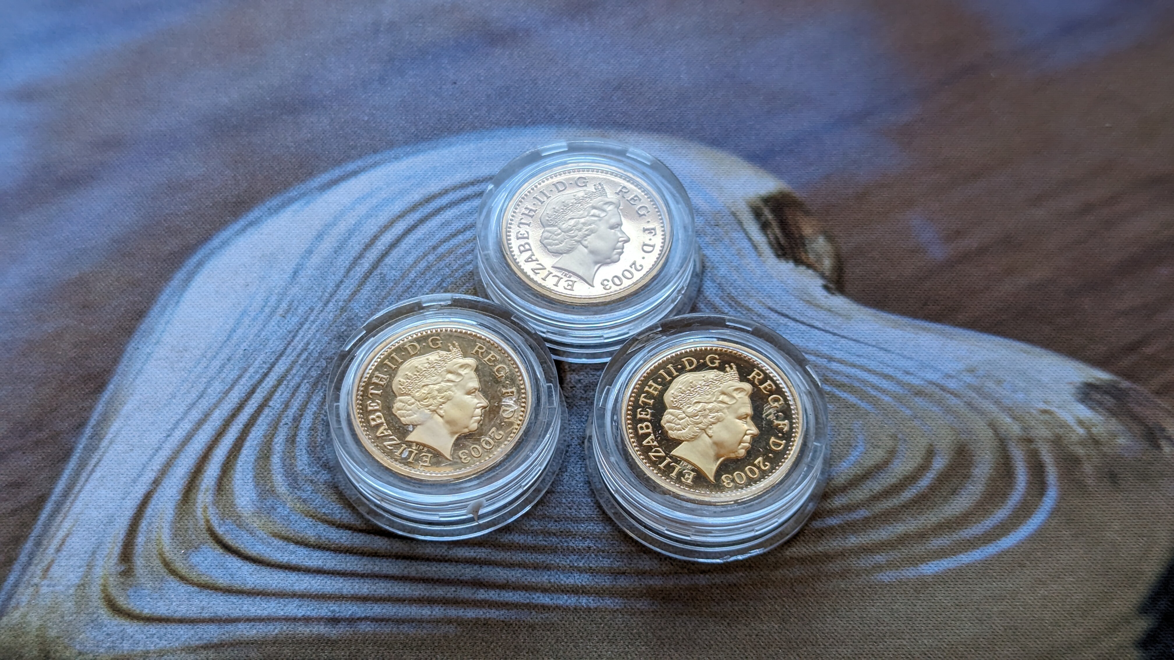 Below Spot Price Proof Gold £1 Pattern Bridges - UK (Ungraded) - The ...