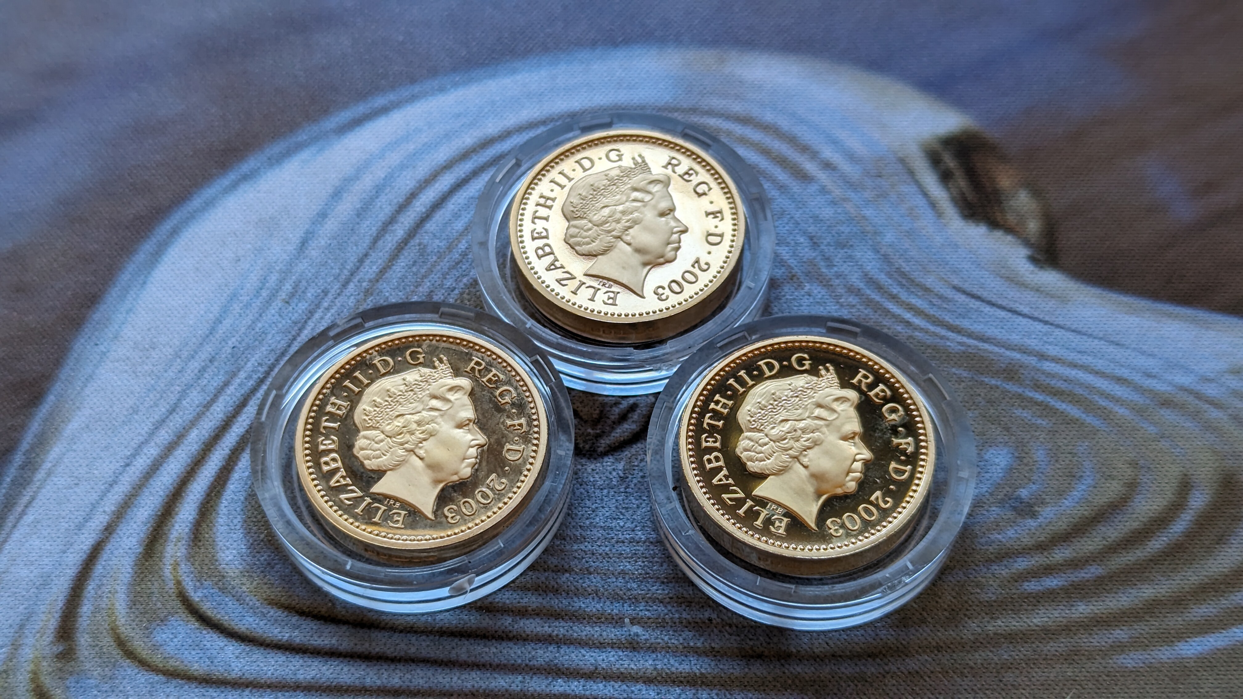 Below Spot Price Proof Gold £1 Pattern Bridges - UK (Ungraded) - The ...