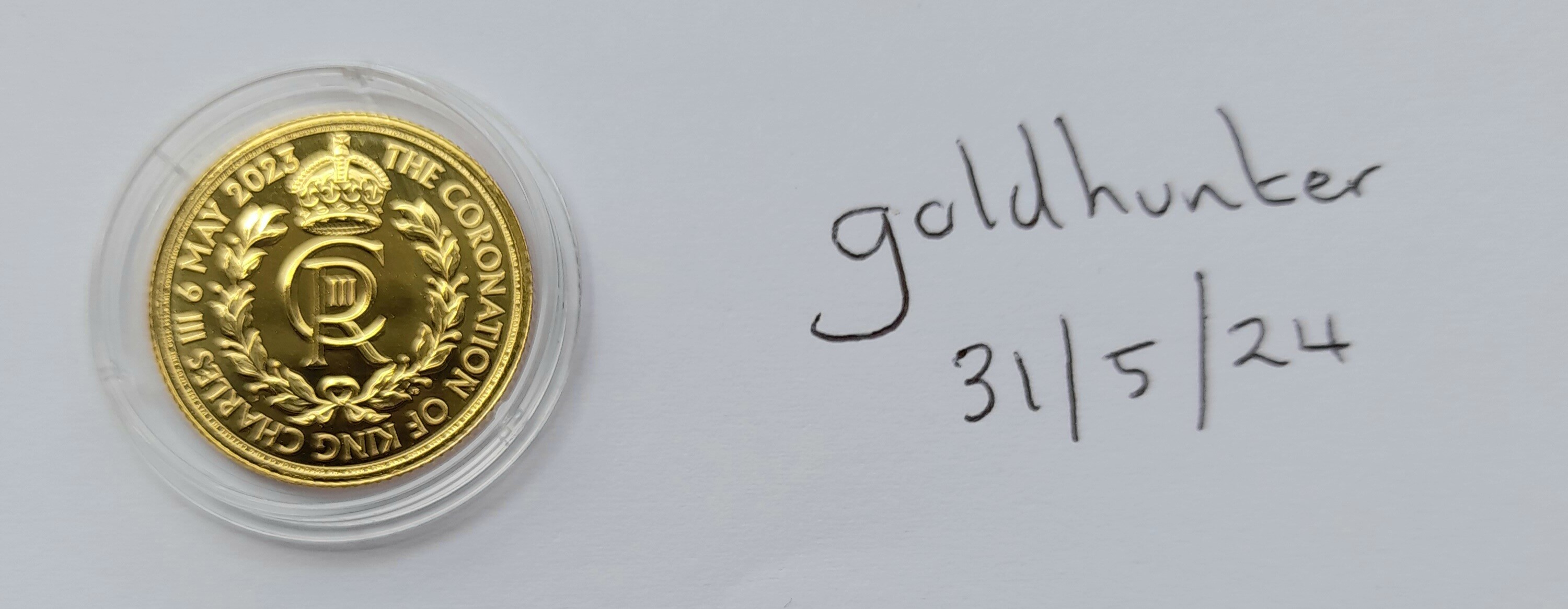 2023 Coronation Cipher Gold 1/4 oz Bullion coin - UK (Ungraded) - The ...