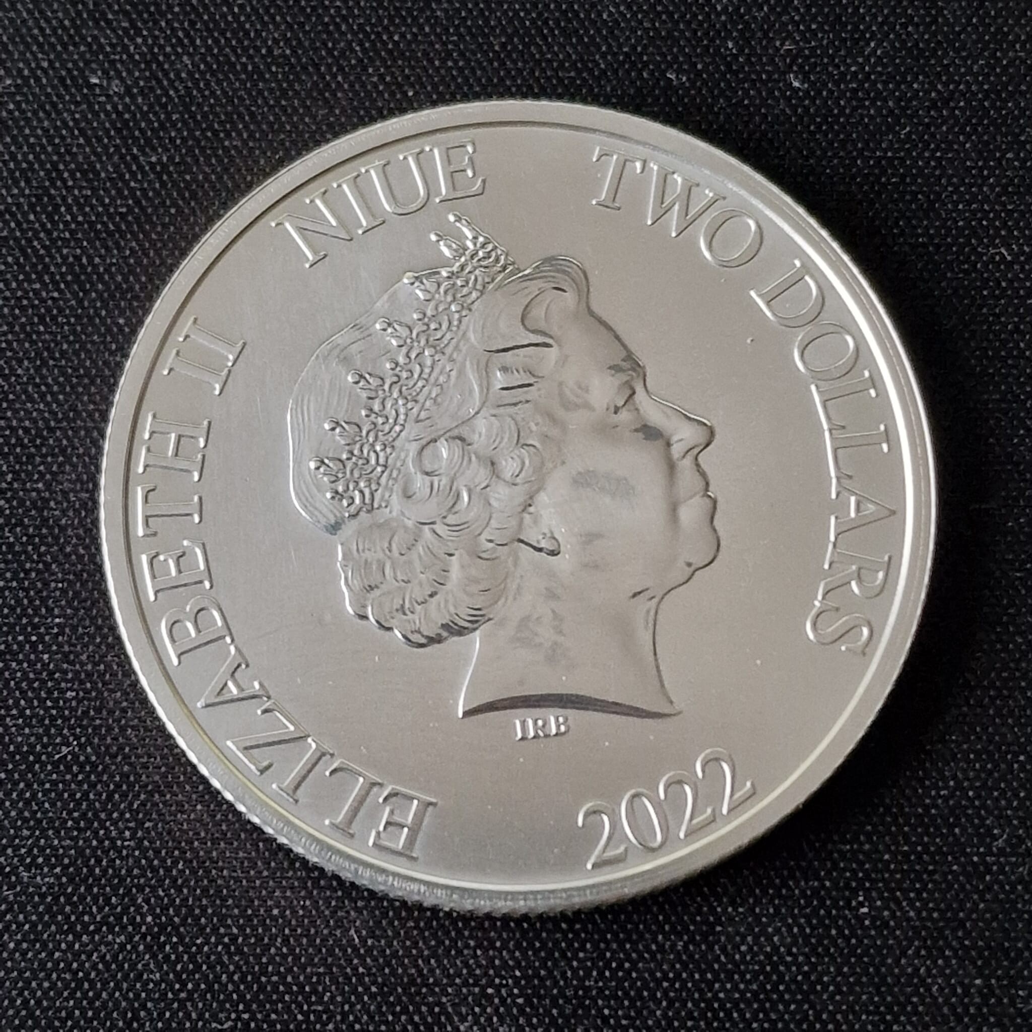 1oz Silver Turtle Coin from Niue features a Hawksbill or Taku Turtle ...