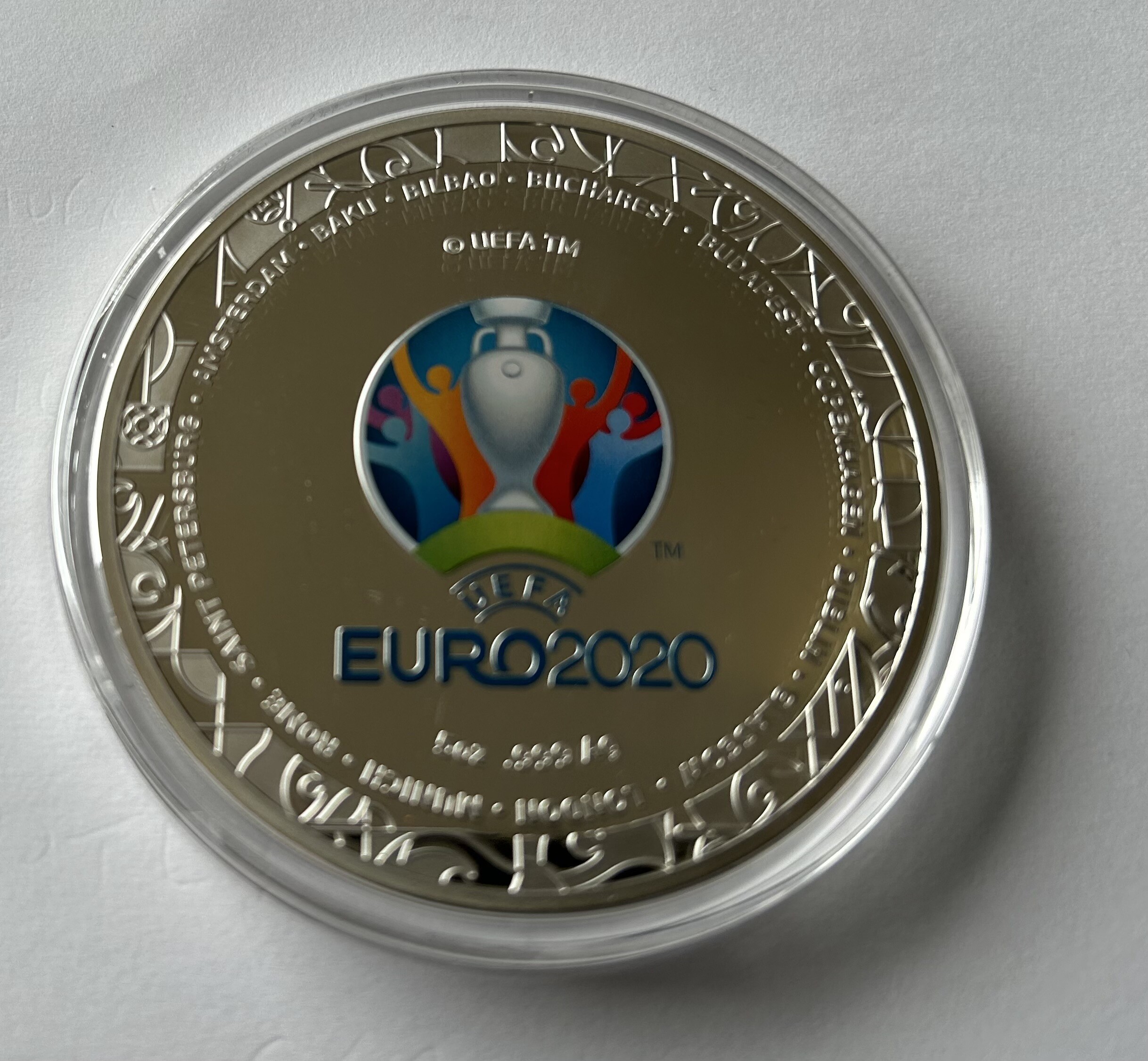 5oz Silver Coin - Euro 2020 - Limited to only 295 pieces. - UK ...