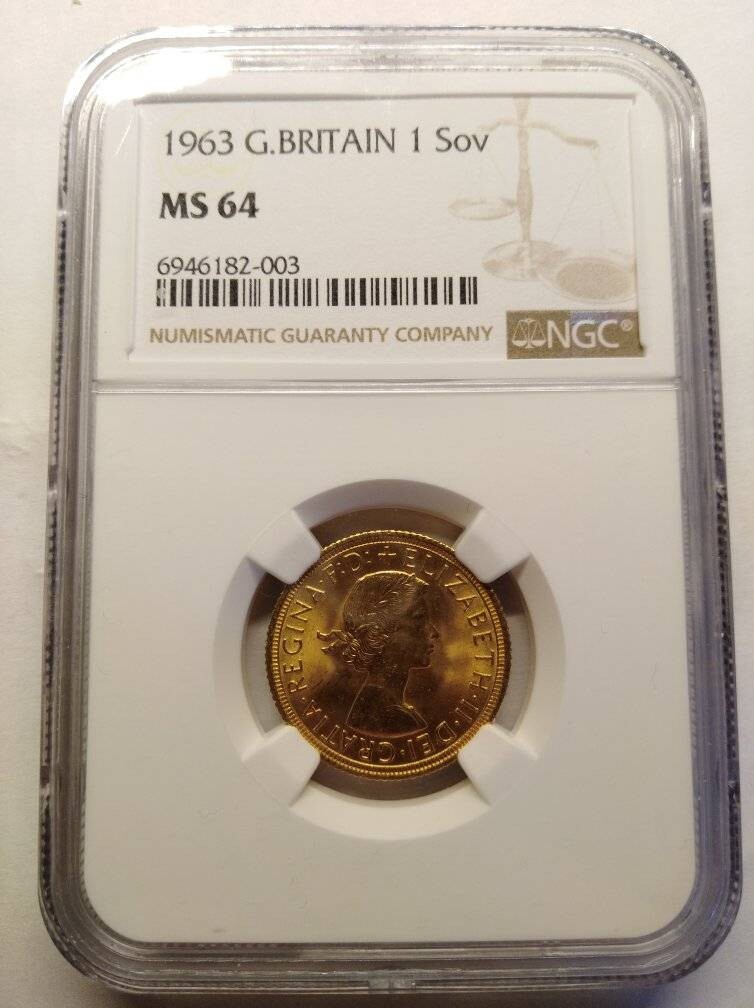 1963 sovereign, NGC MS64 - UK (Graded only) - The Silver Forum