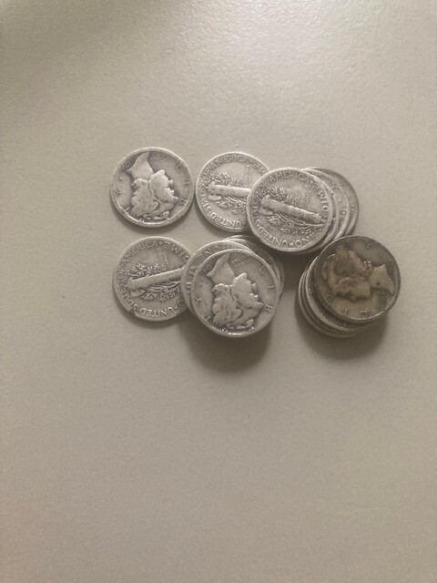 cheap scrap silver coins most at or below spot - UK (Ungraded) - The ...