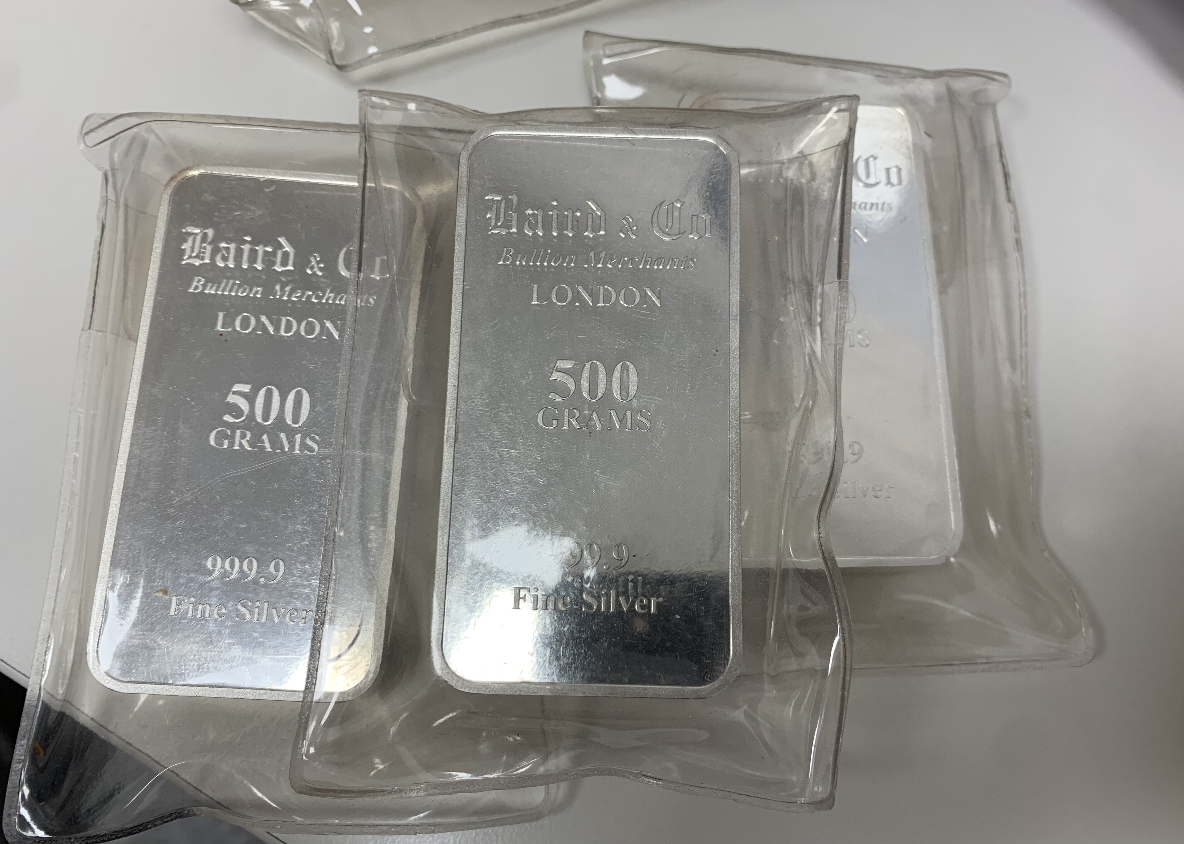 Silver 500g bars - UK (Ungraded) - The Silver Forum