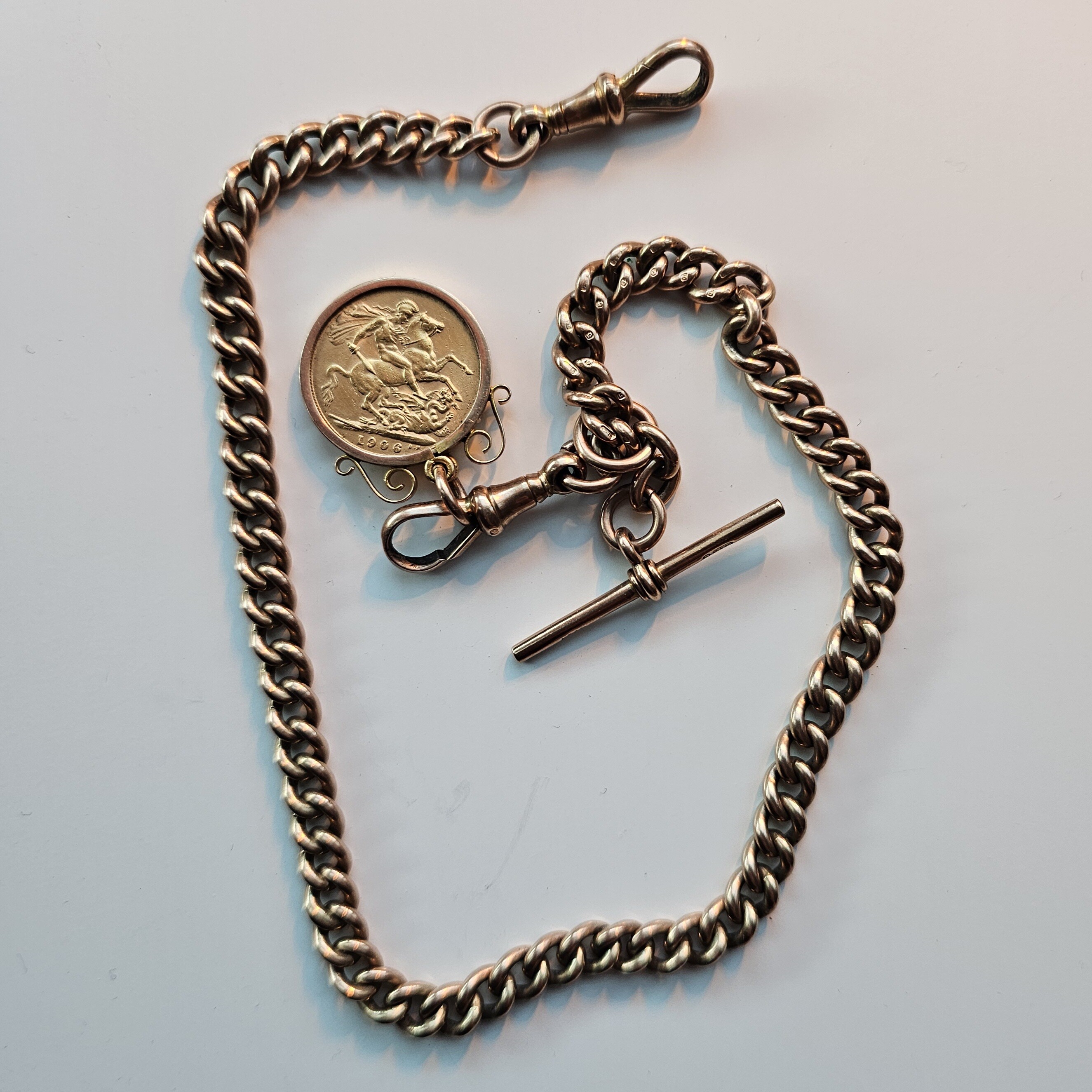 Sovereign with 9ct chain - UK (Ungraded) - The Silver Forum