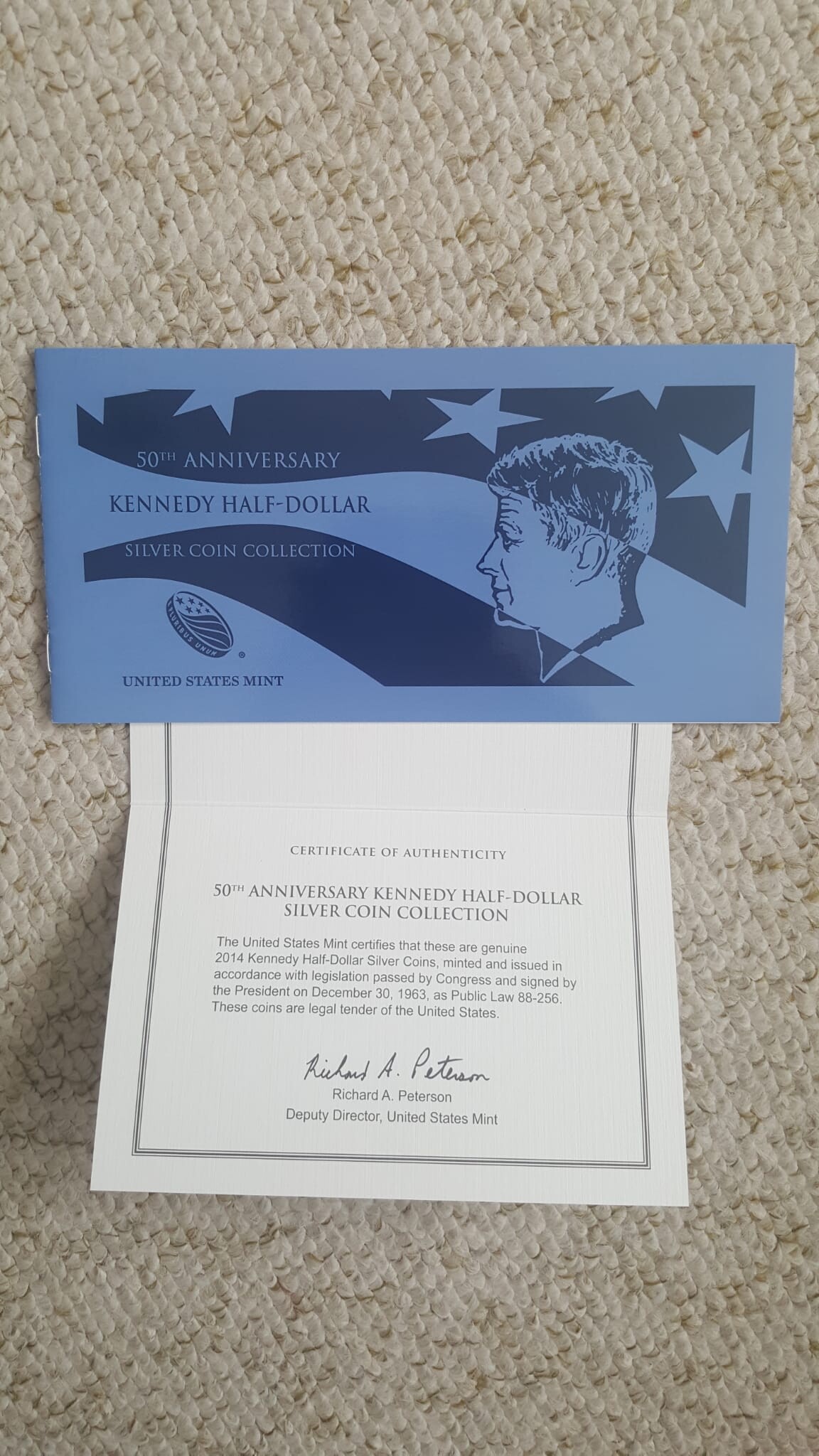 50th anniversary JFK silver half dollar set. - UK (Ungraded) - The ...