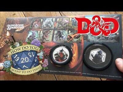 AWESOME Dungeons & Dragons Silver Medals and Stamps by Royal Mail! #dnd ...