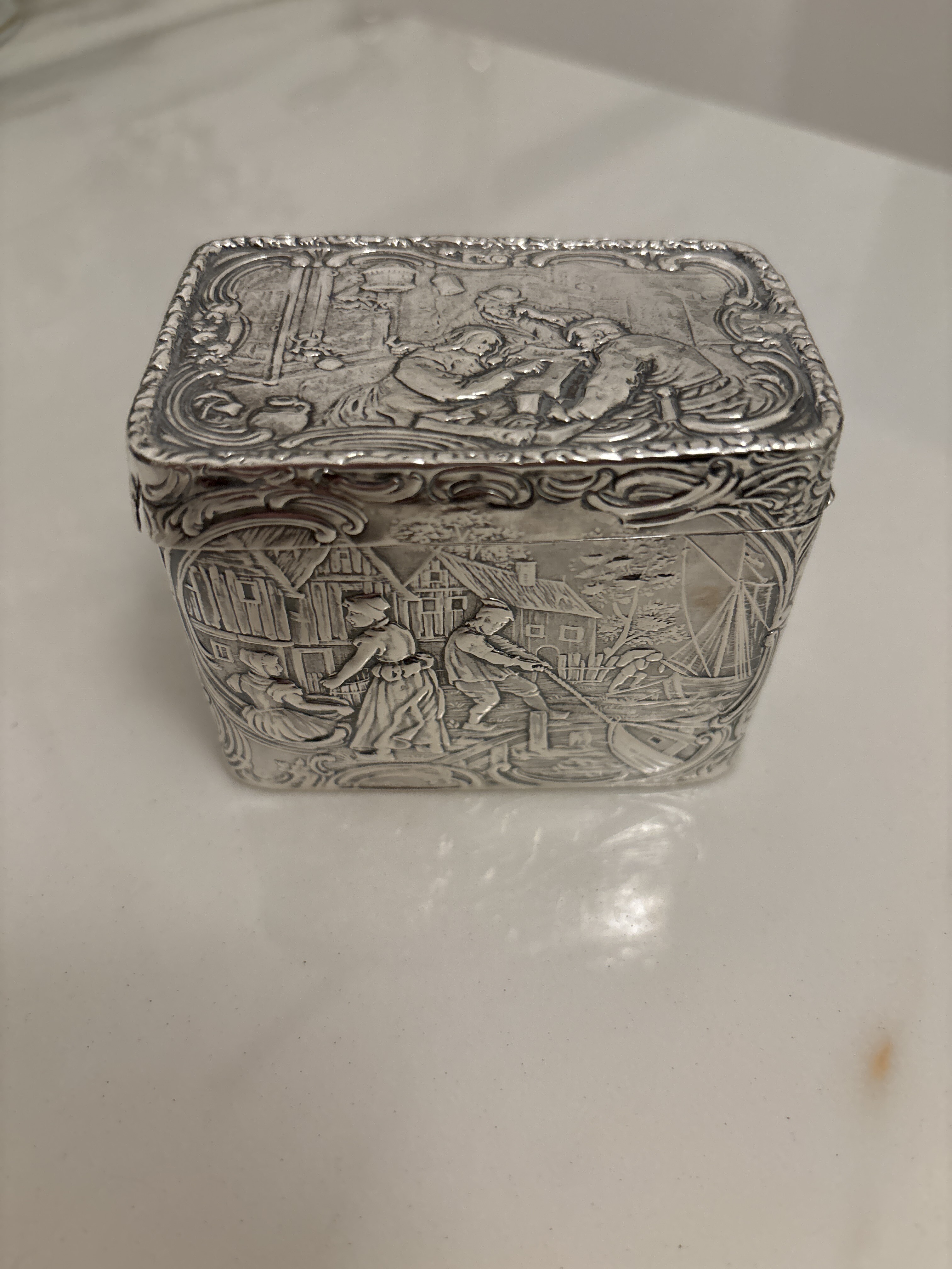 Identifying maker and date of sterling box - Silver - The Silver Forum