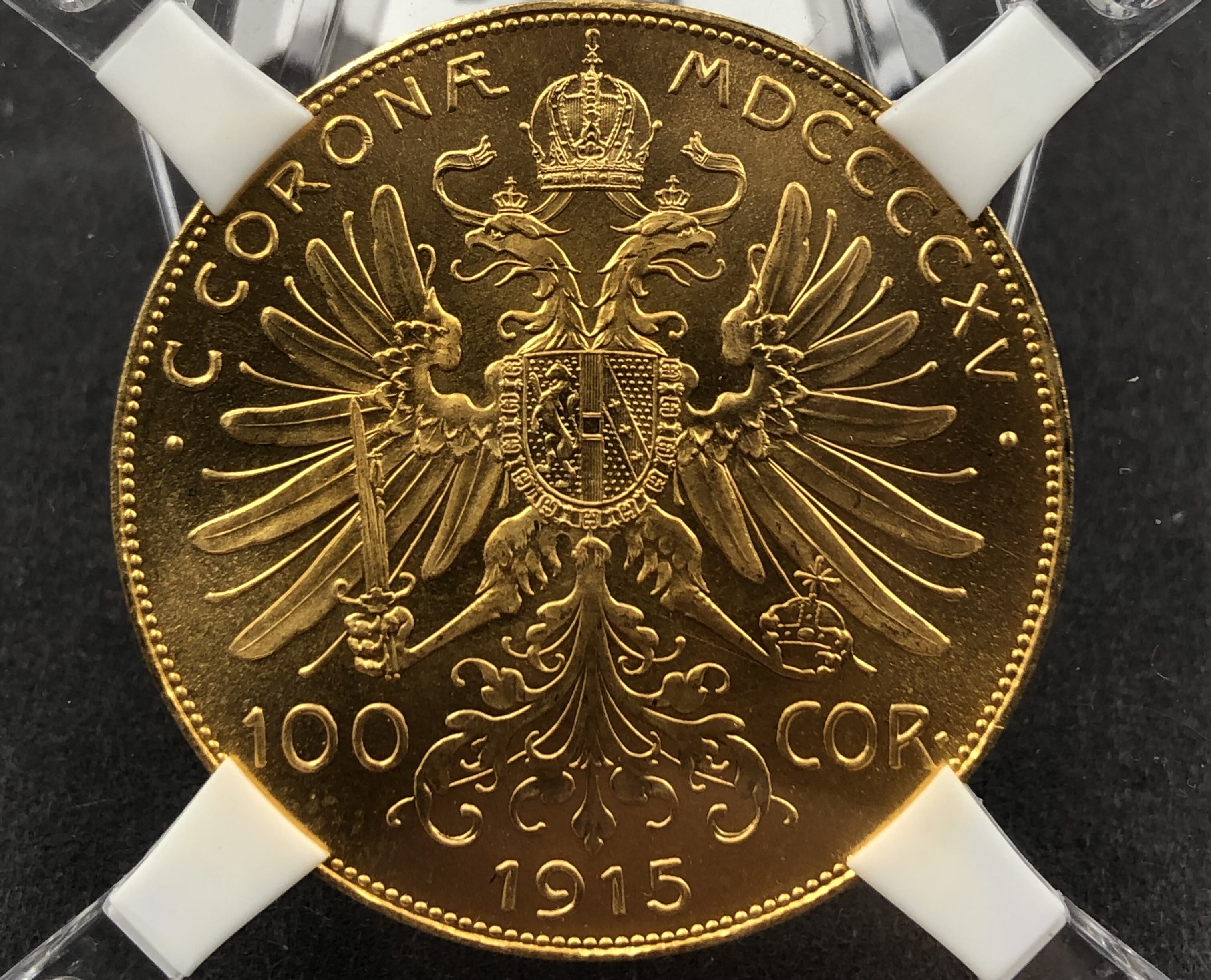 1915 Gold 100 Corona at Spot price - UK (Ungraded) - The Silver Forum