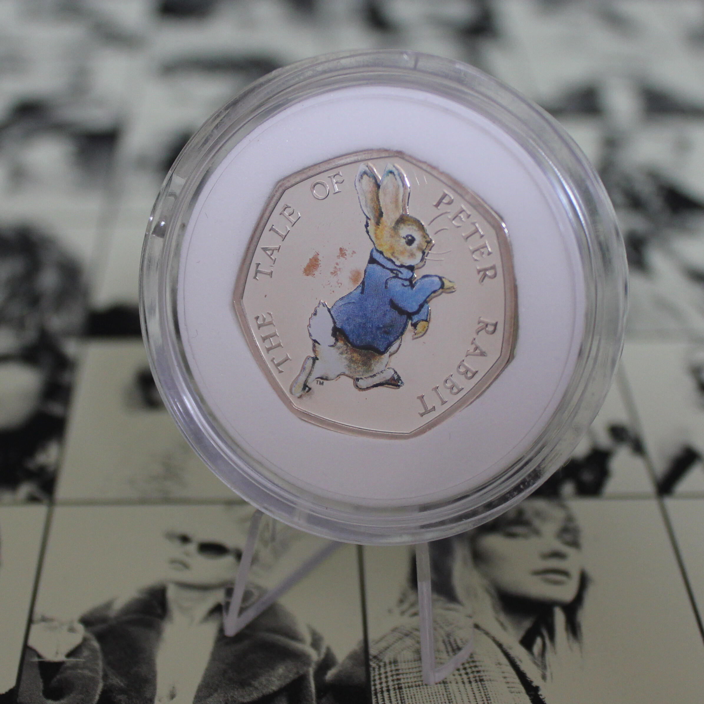 Auction: Poor Wee Bunny - Silver Proof 50p Peter Rabbit - UK (Ungraded ...