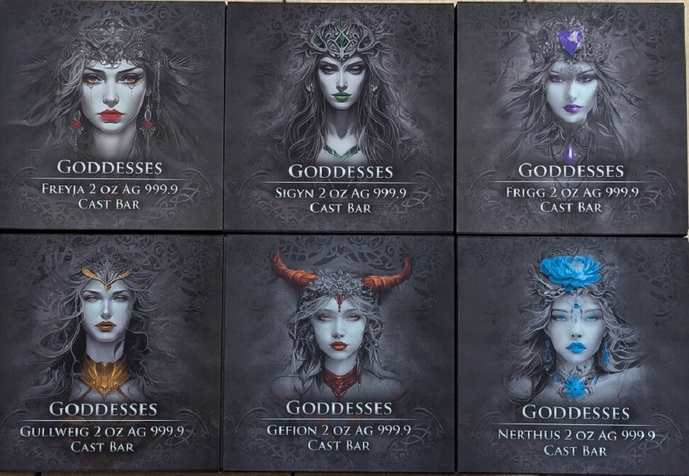 Germania Mint Goddess Series Complete - General Precious Metals - The ...