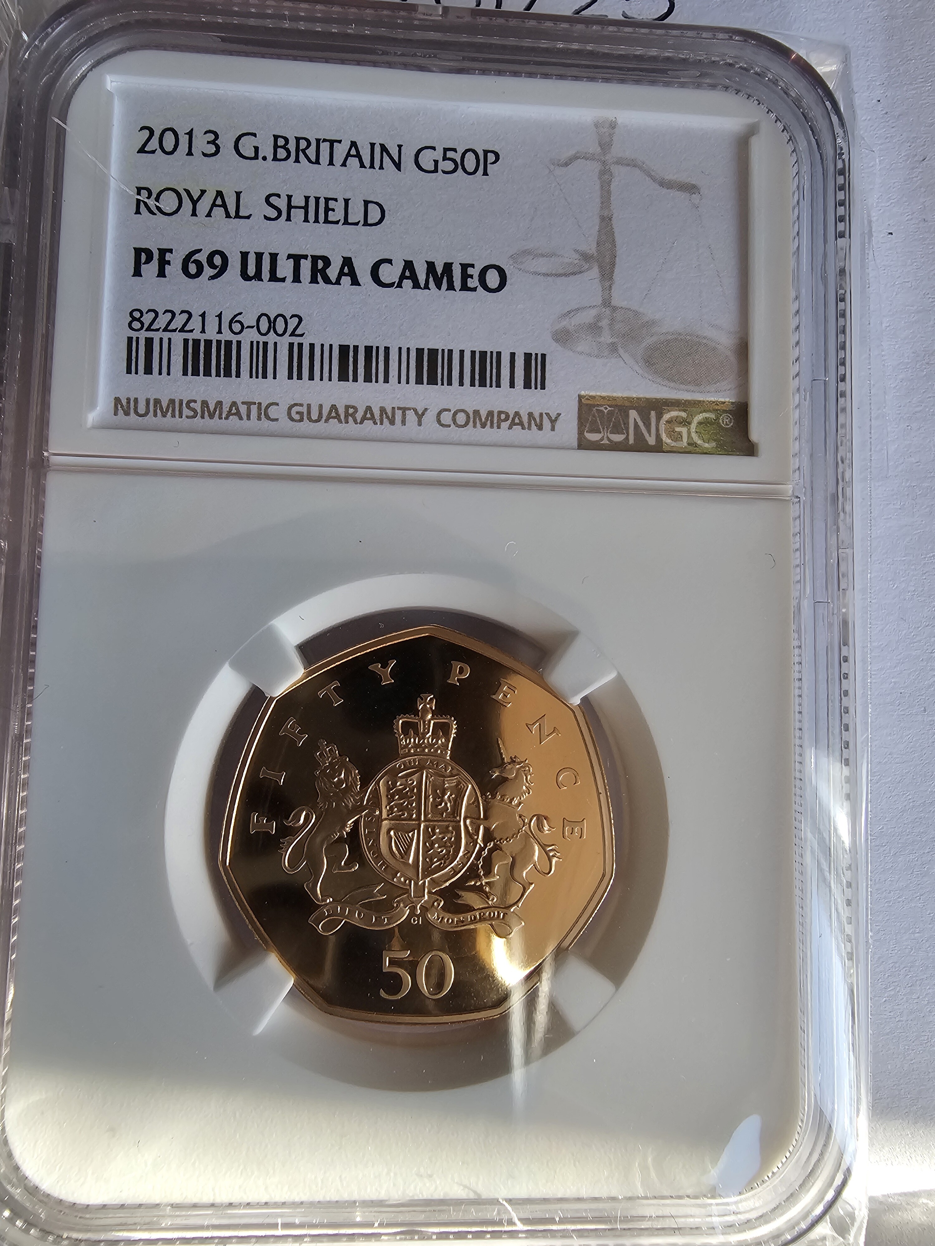 Gold Proof 50p - UK (Graded only) - The Silver Forum