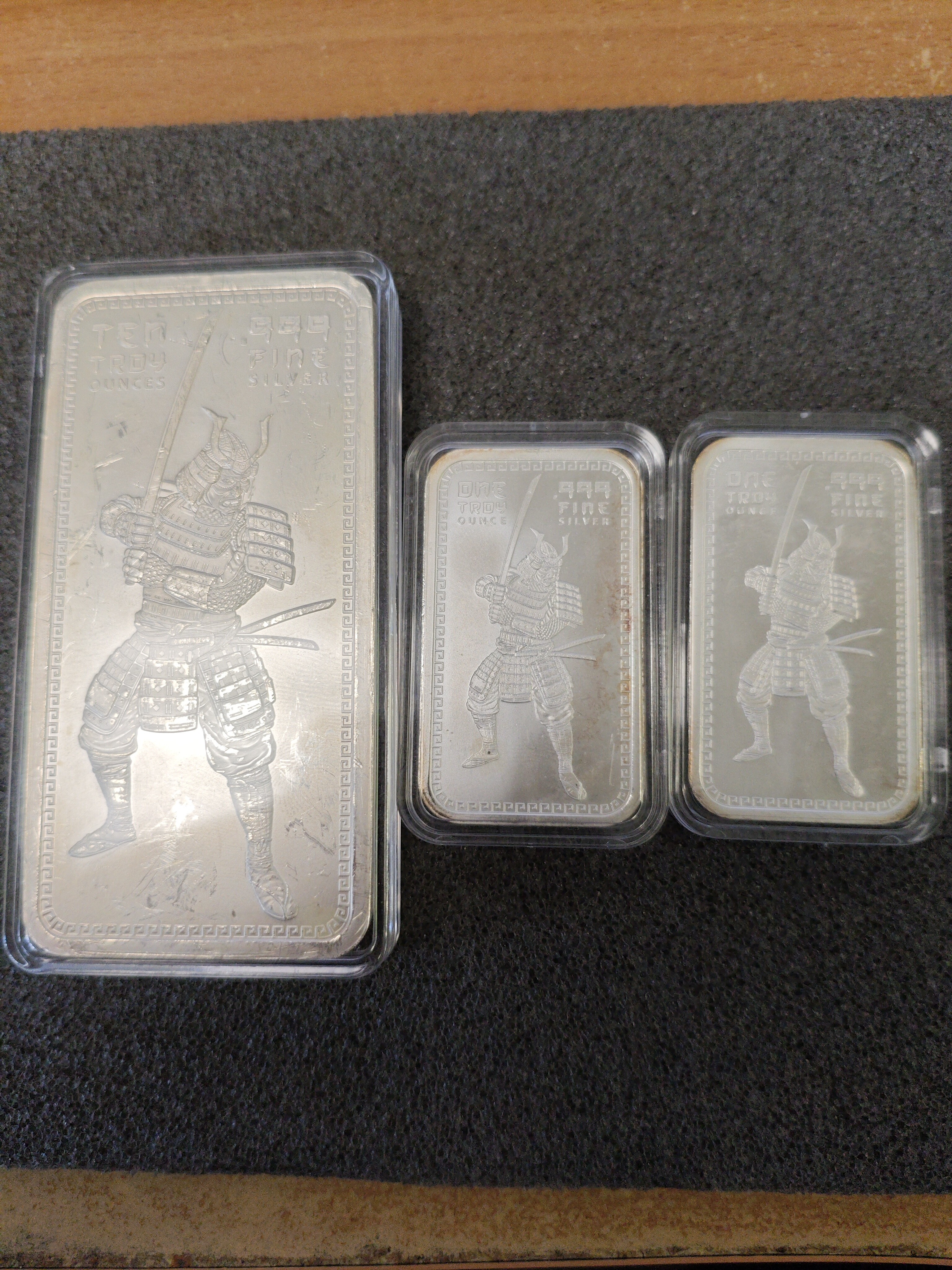 Samurai silver bars - UK (Ungraded) - The Silver Forum