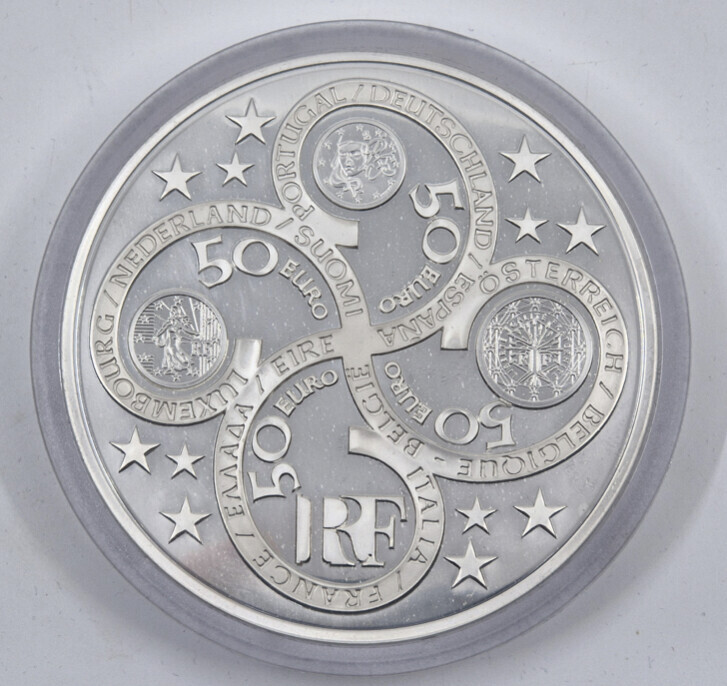 2003 Europa 1kg First Anniversary of the Euro Silver Proof .925 Coin ...