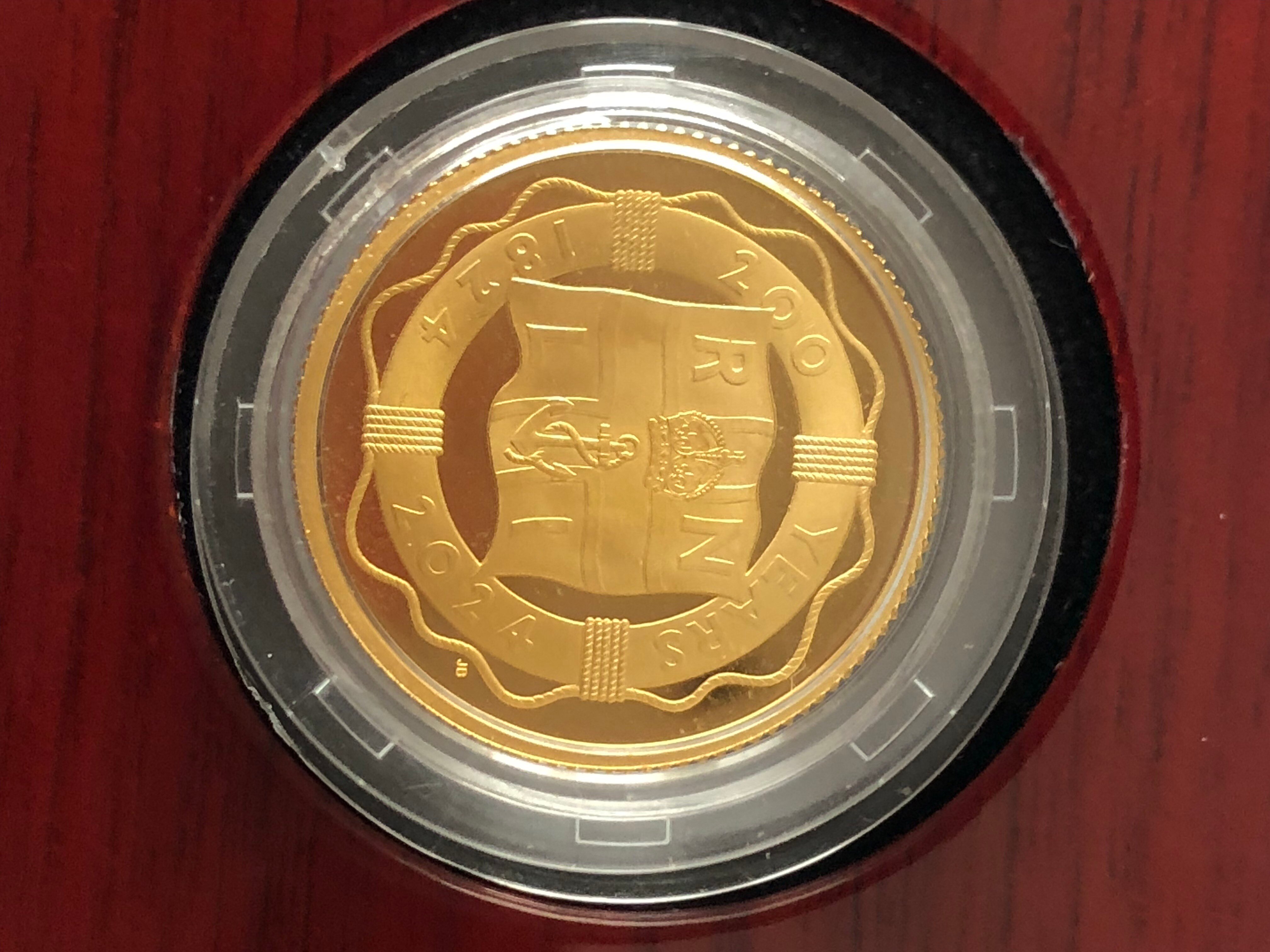 Royal Mint 2024 RNLi 200yrs 1/4oz Gold Proof Coin NOW £635 POSTED ...