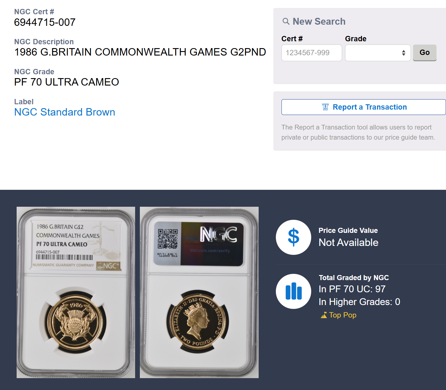 2 x Gold Proof £2 NGC PF70 UC - UK (Graded only) - The Silver Forum