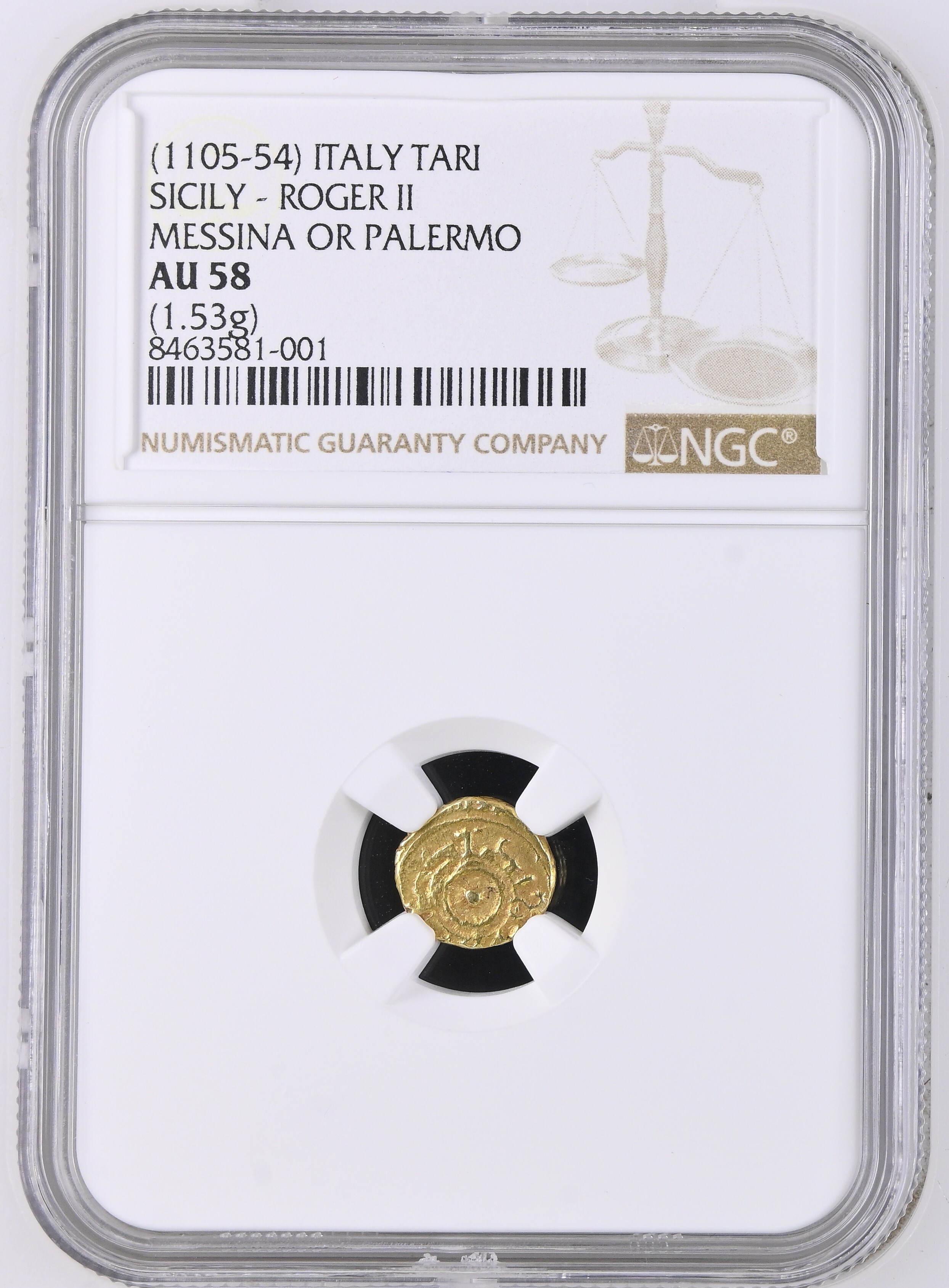 1105-1154 Sicilian Tari Gold Coin - UK (Graded only) - The Silver Forum