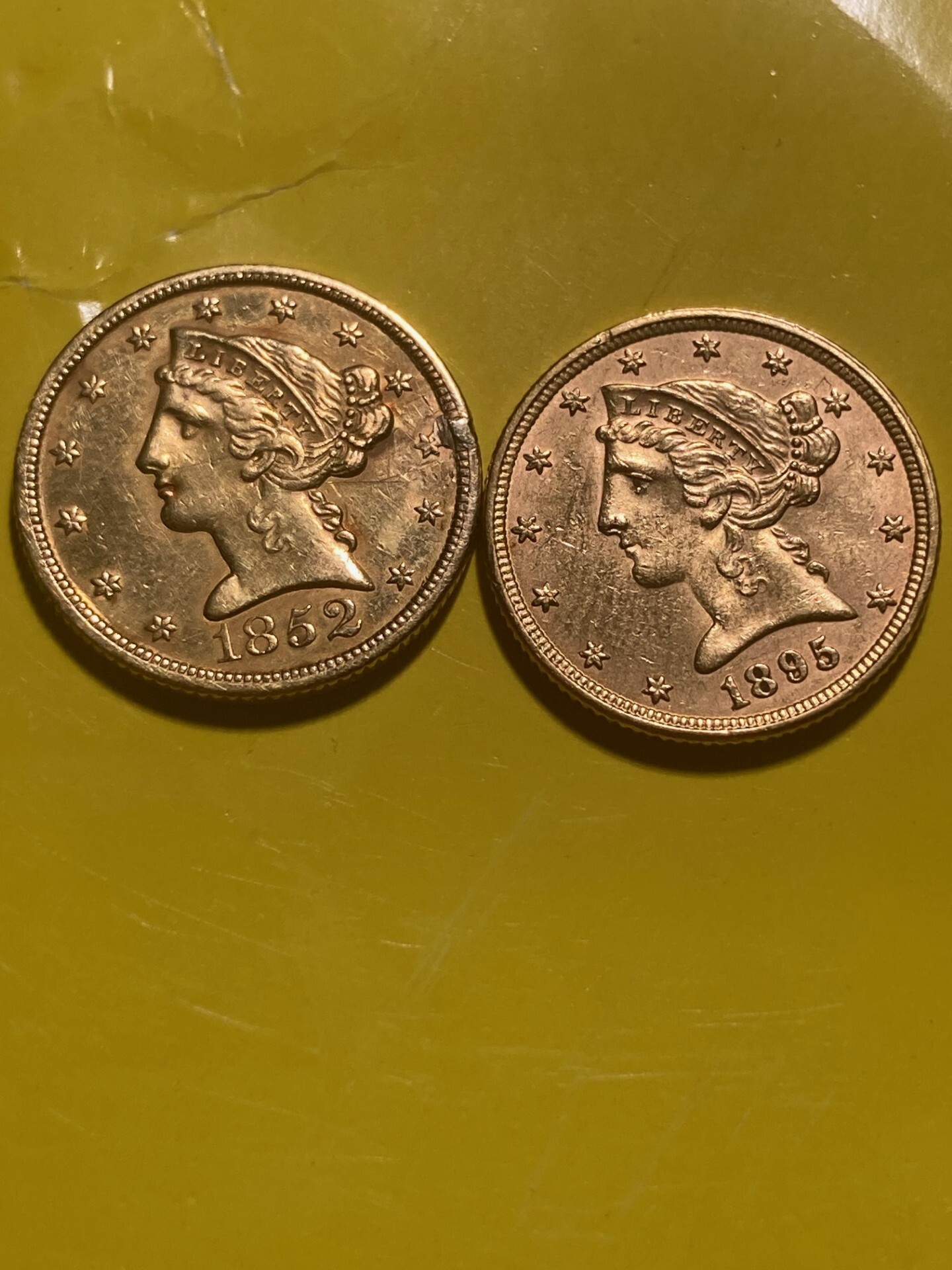 2x $5 gold coins (smidge over spot) £1200 plus post - UK (Ungraded ...