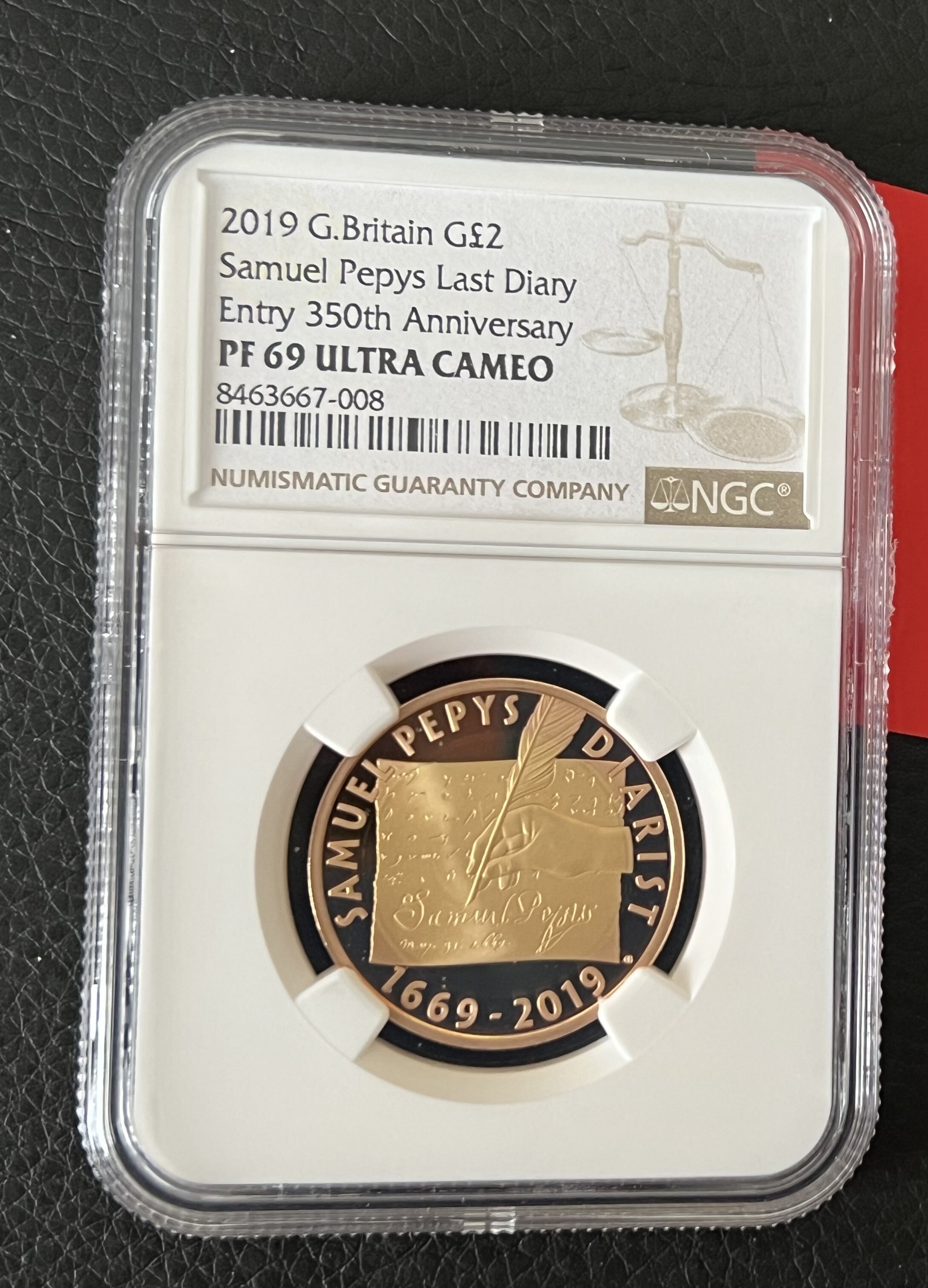 Samuel Pepys Gold £2 PF69 close to spot - UK (Graded only) - The Silver ...