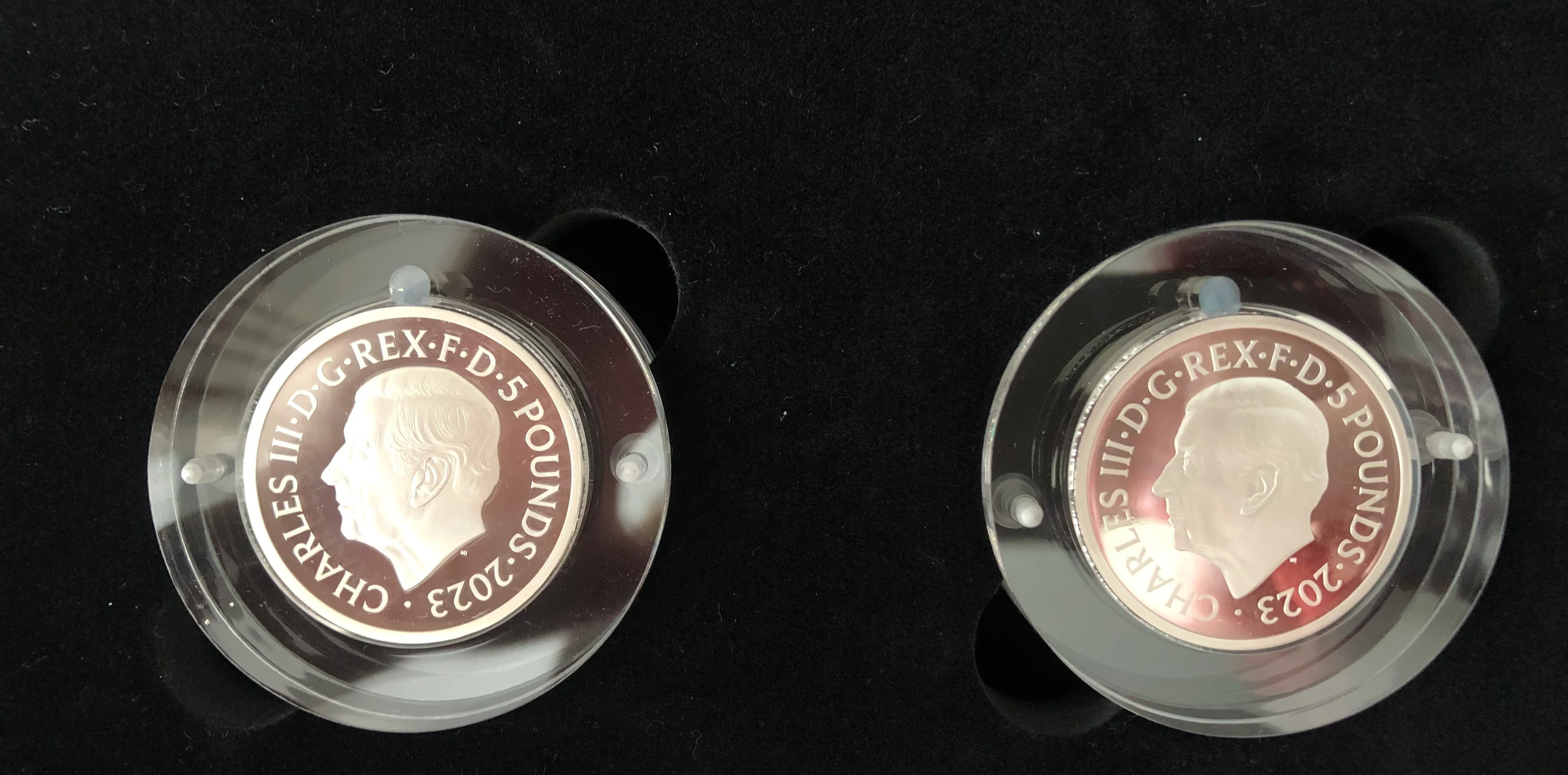 2023 Royal Mint Charles II Petition Crown 2 Coin Silver Proof 2oz Set ...
