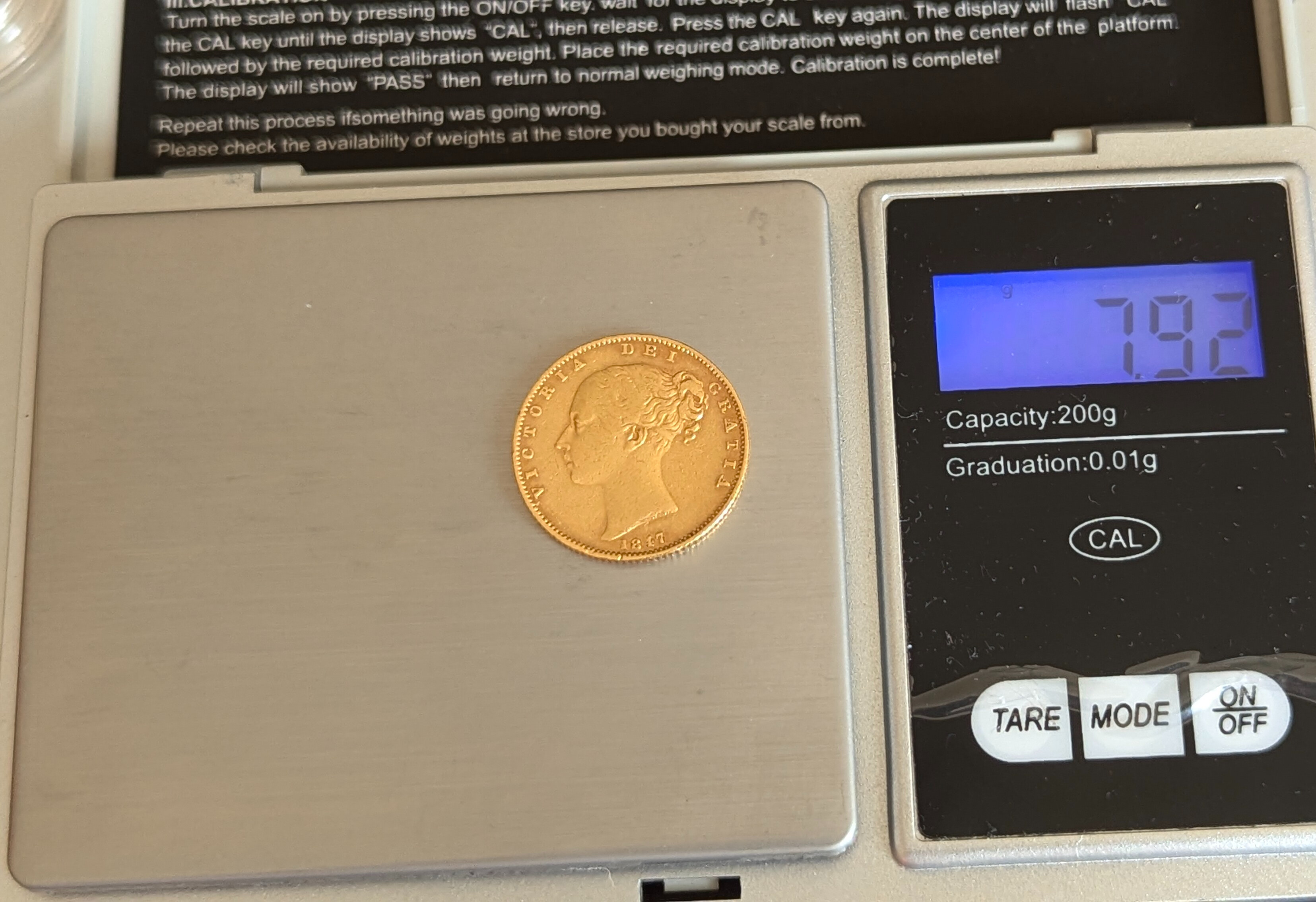 1847 Gold Full Shield Sovereign Coin - UK (Ungraded) - The Silver Forum