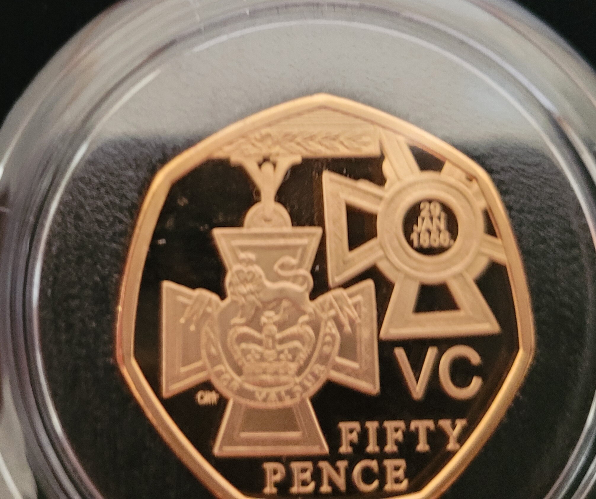 Gold Military 5 coin 50p set. Celebrating 50 years of the 50p £5620 inc ...