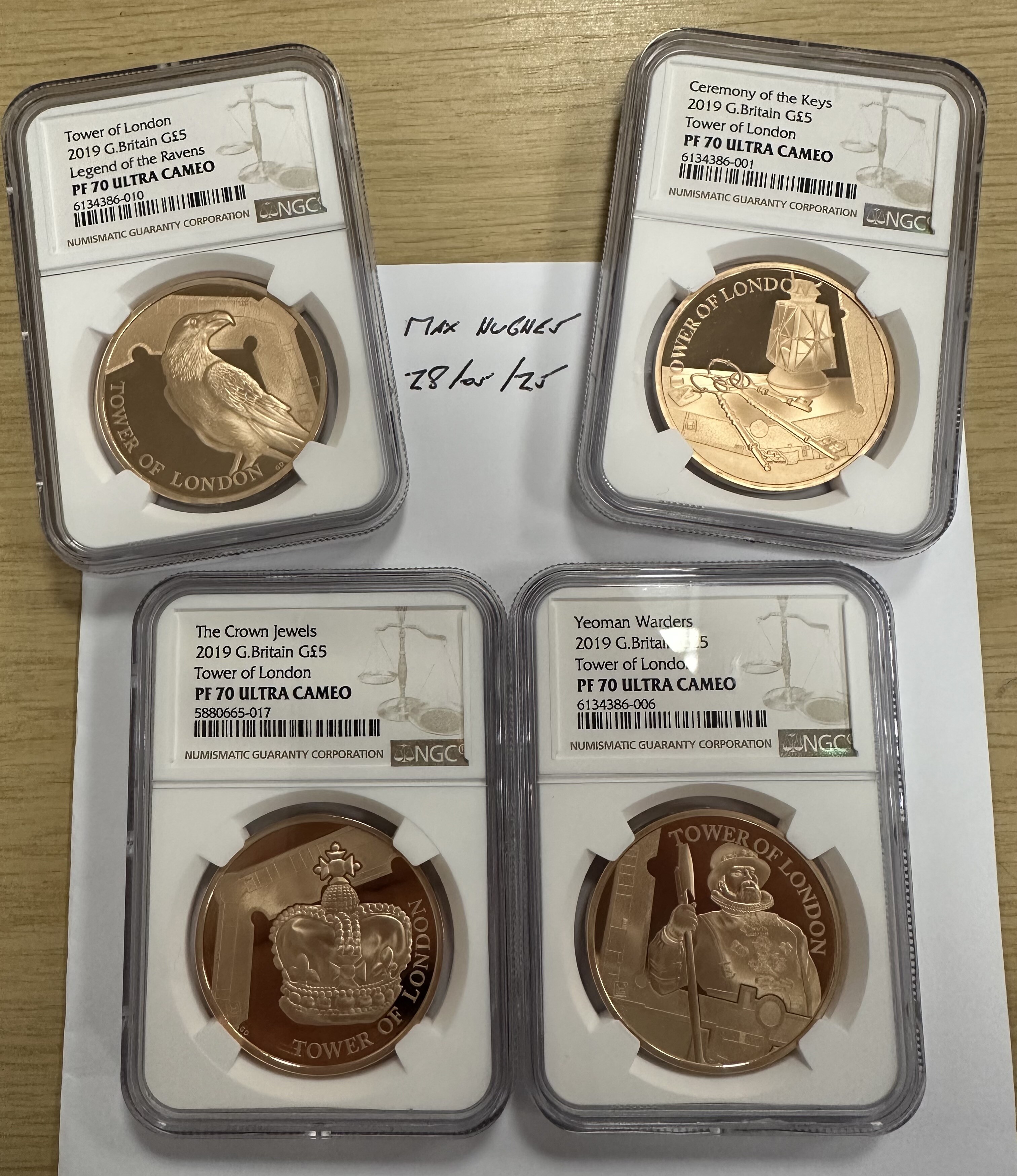 4 x Gold £5 PF70 - UK (Graded only) - The Silver Forum