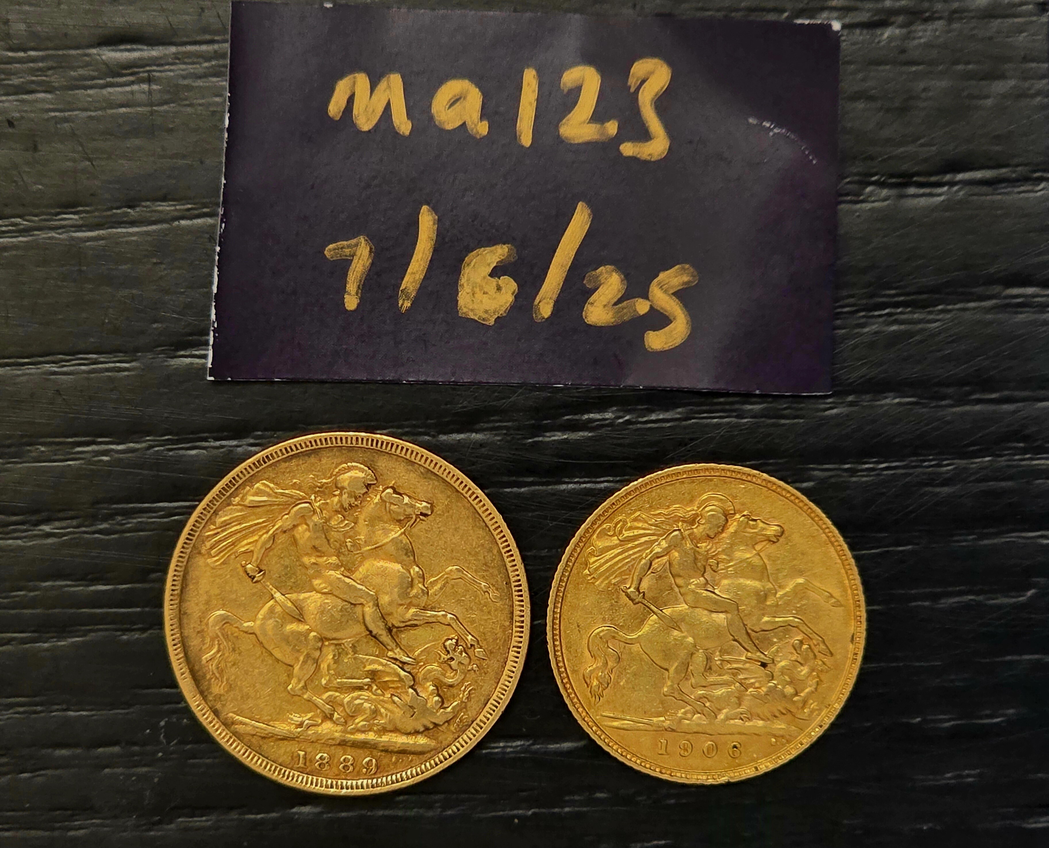 Full and Half Sovereign - UK (Ungraded) - The Silver Forum