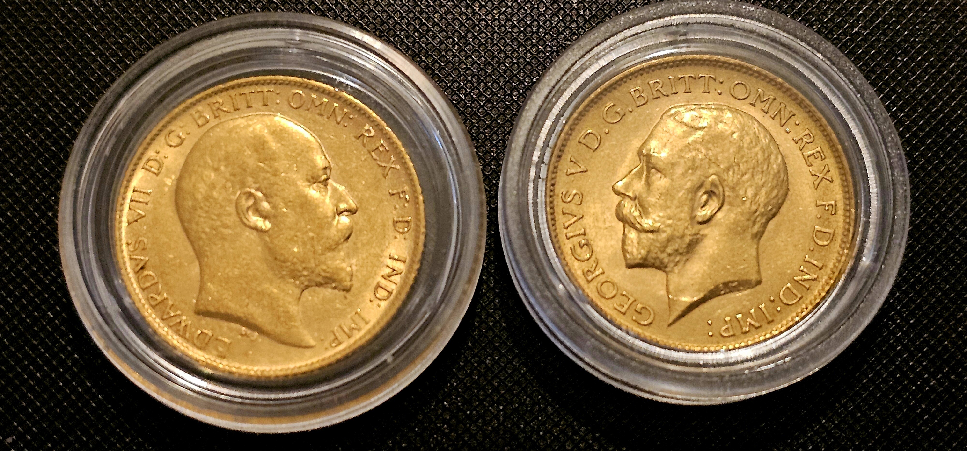 1910 and 1913 half sovereigns - UK (Ungraded) - The Silver Forum