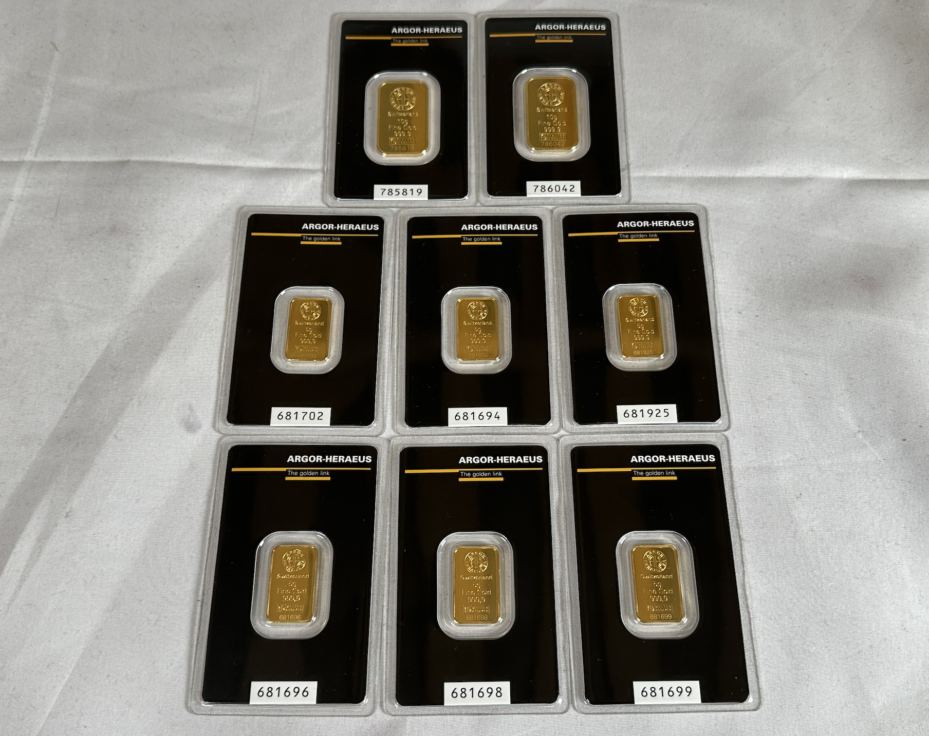 Argor-Heraeus 5g and 10g Gold Bars - UK (Ungraded) - The Silver Forum