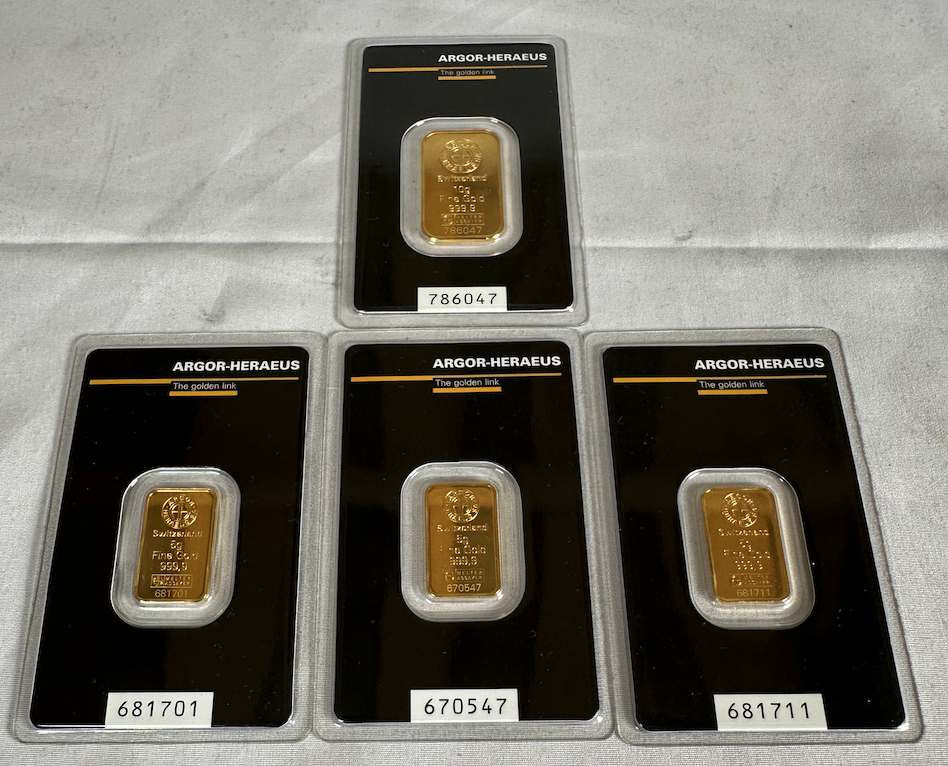 More Argor-Heraeus 5g and 10g Gold Bars - UK (Ungraded) - The Silver Forum