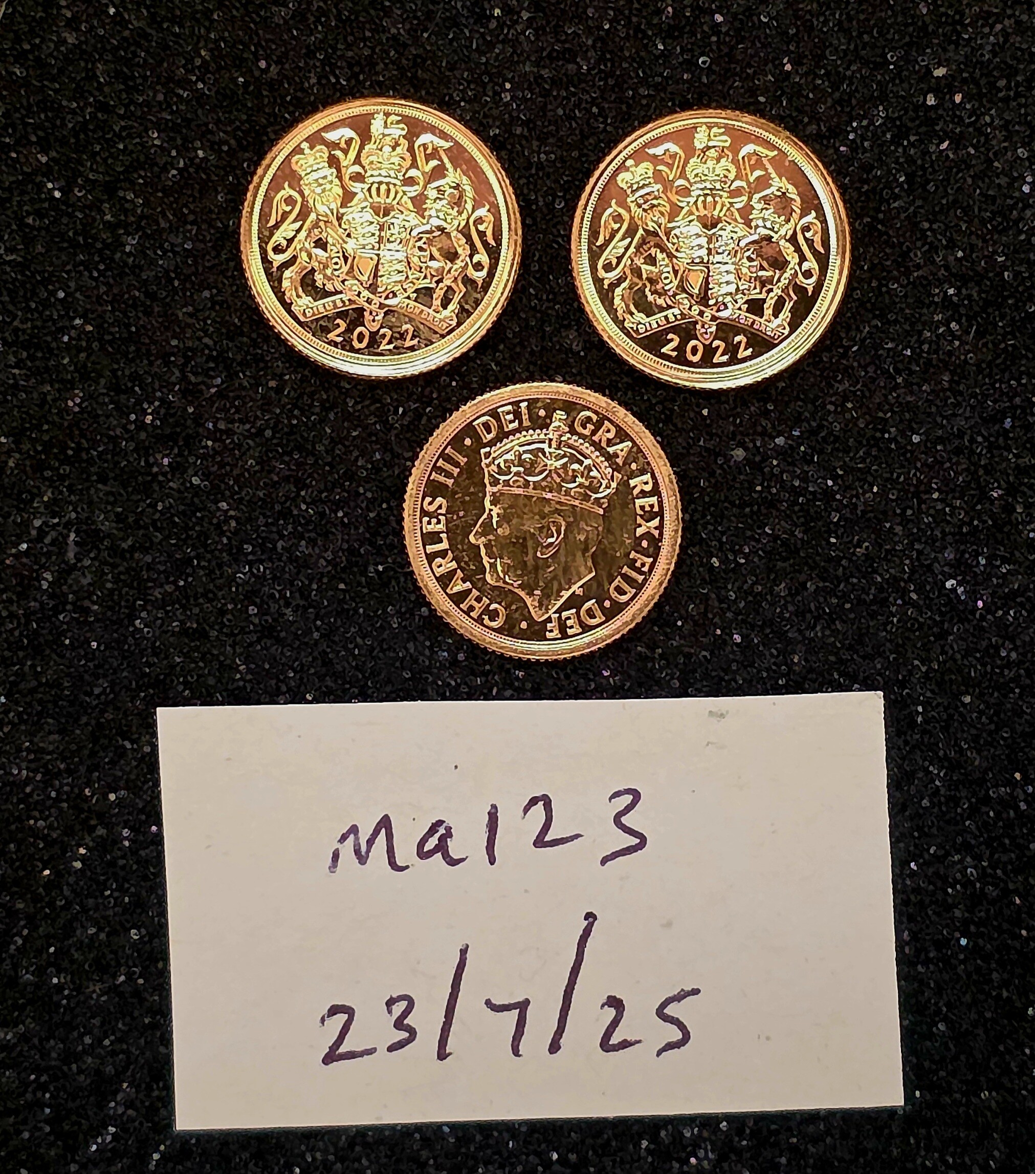 3 x 1/4 Sovereigns - UK (Ungraded) - The Silver Forum