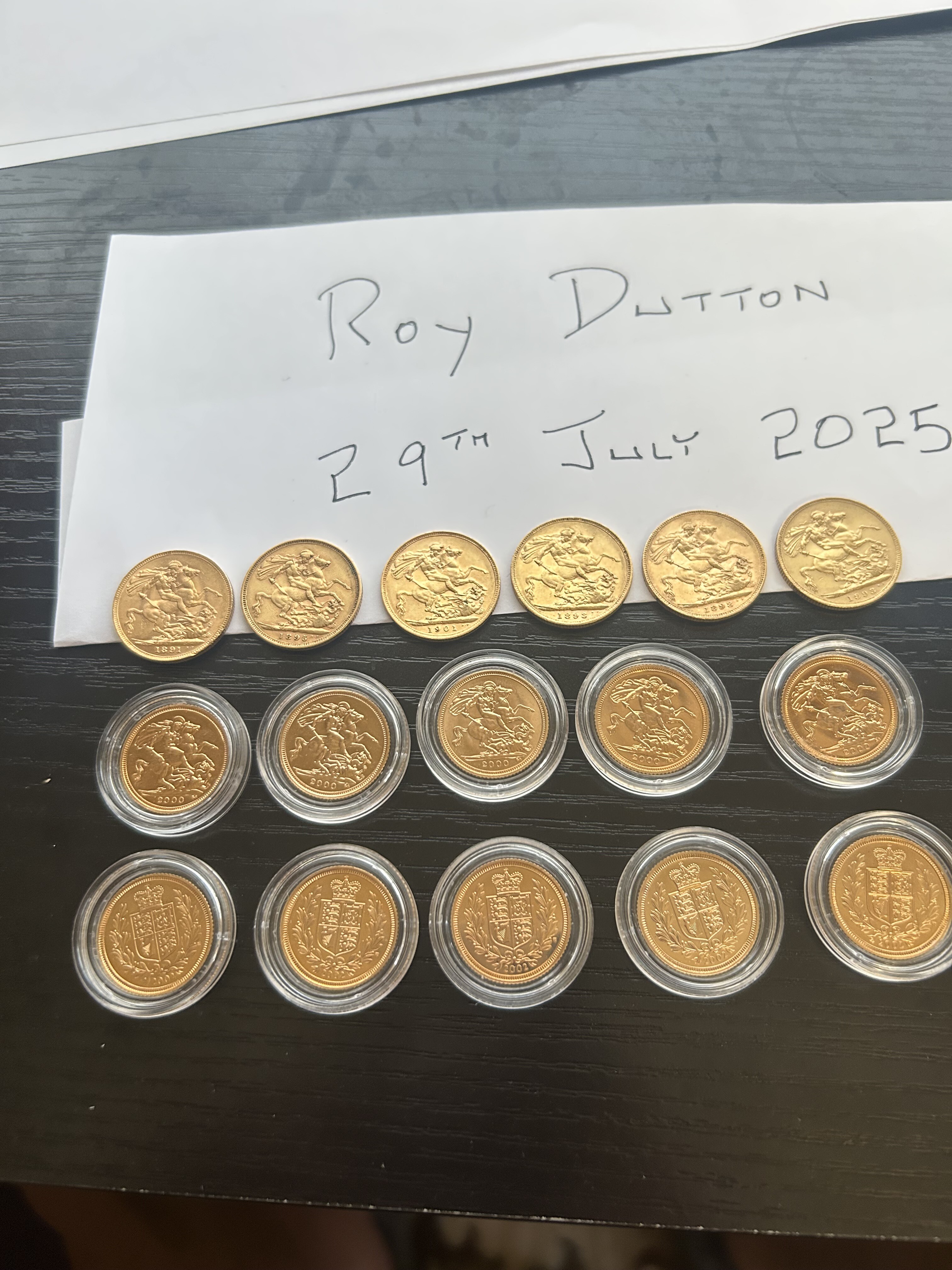 Full Sovereigns and Half Sovereigns - UK (Ungraded) - The Silver Forum