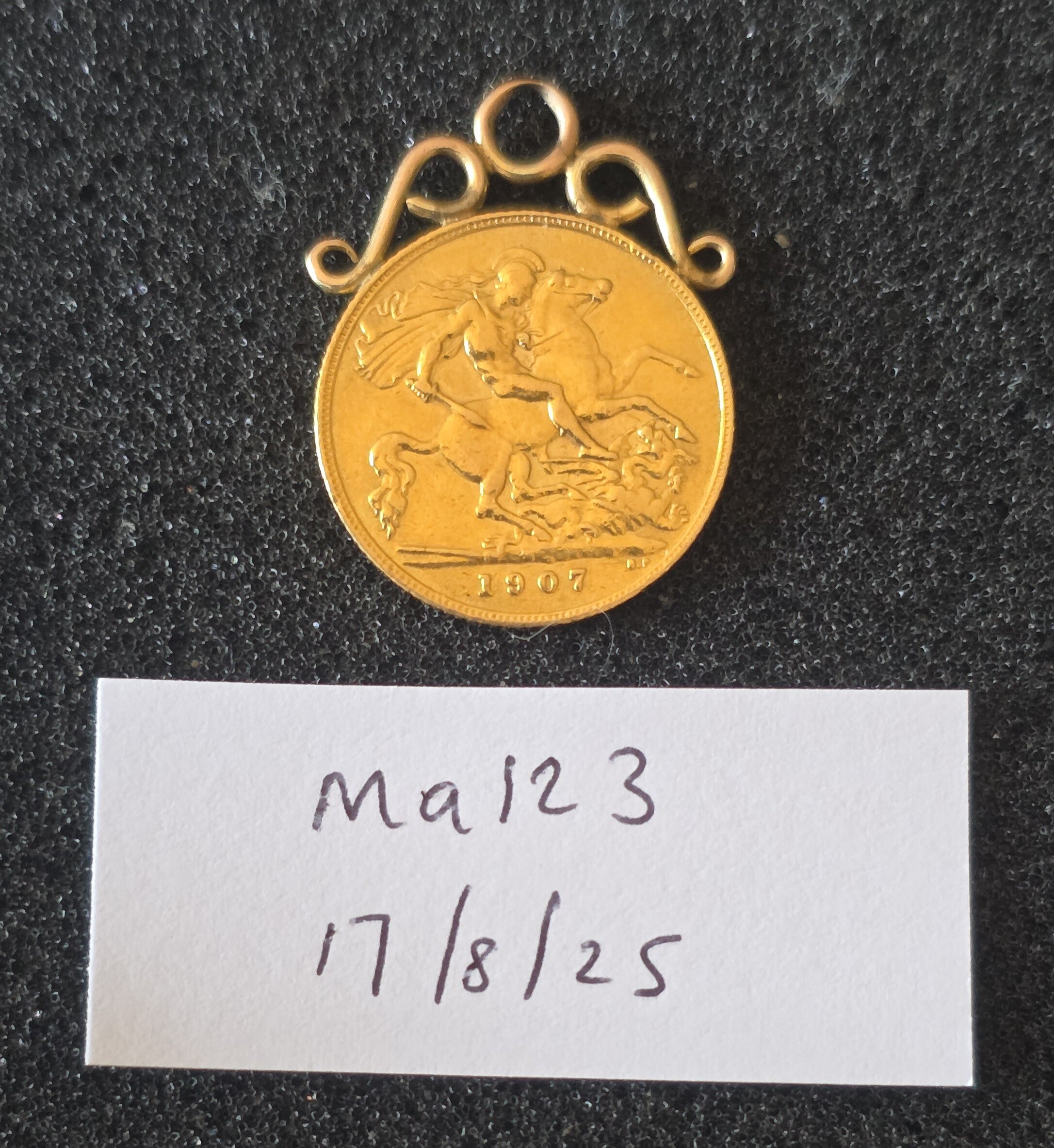 1907 and 1914 Half Sovereign Pendant - UK (Ungraded) - The Silver Forum