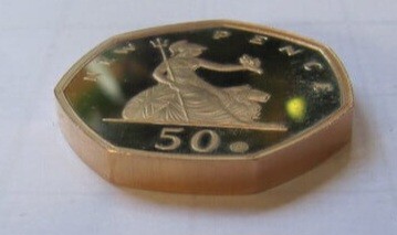 Pirates Weekend gold sale....Piedfort 2019 50p + 9ct gold jewellery Lot ...