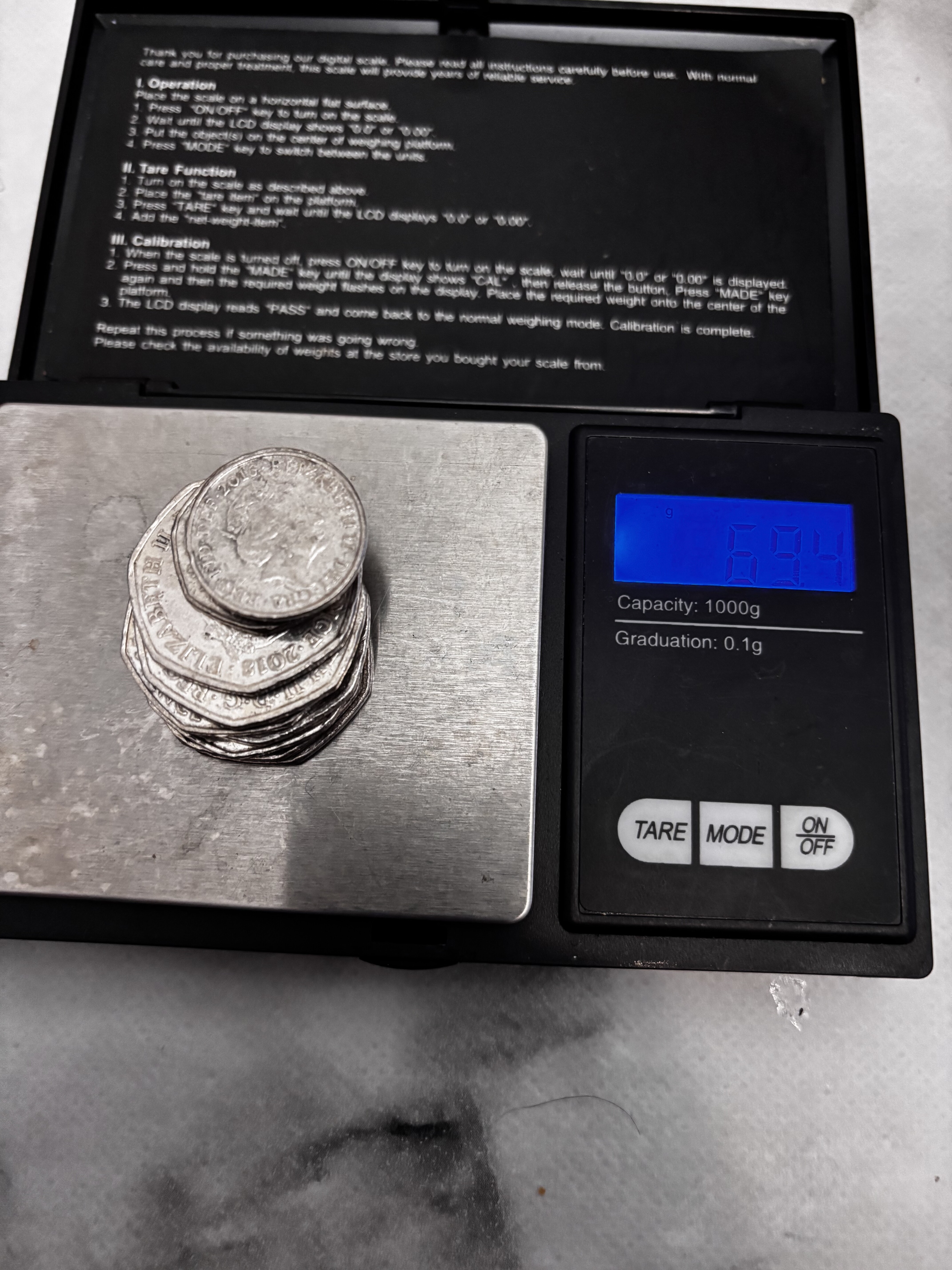 69 grams of circulated sterling silver coins below spot - UK (Ungraded ...