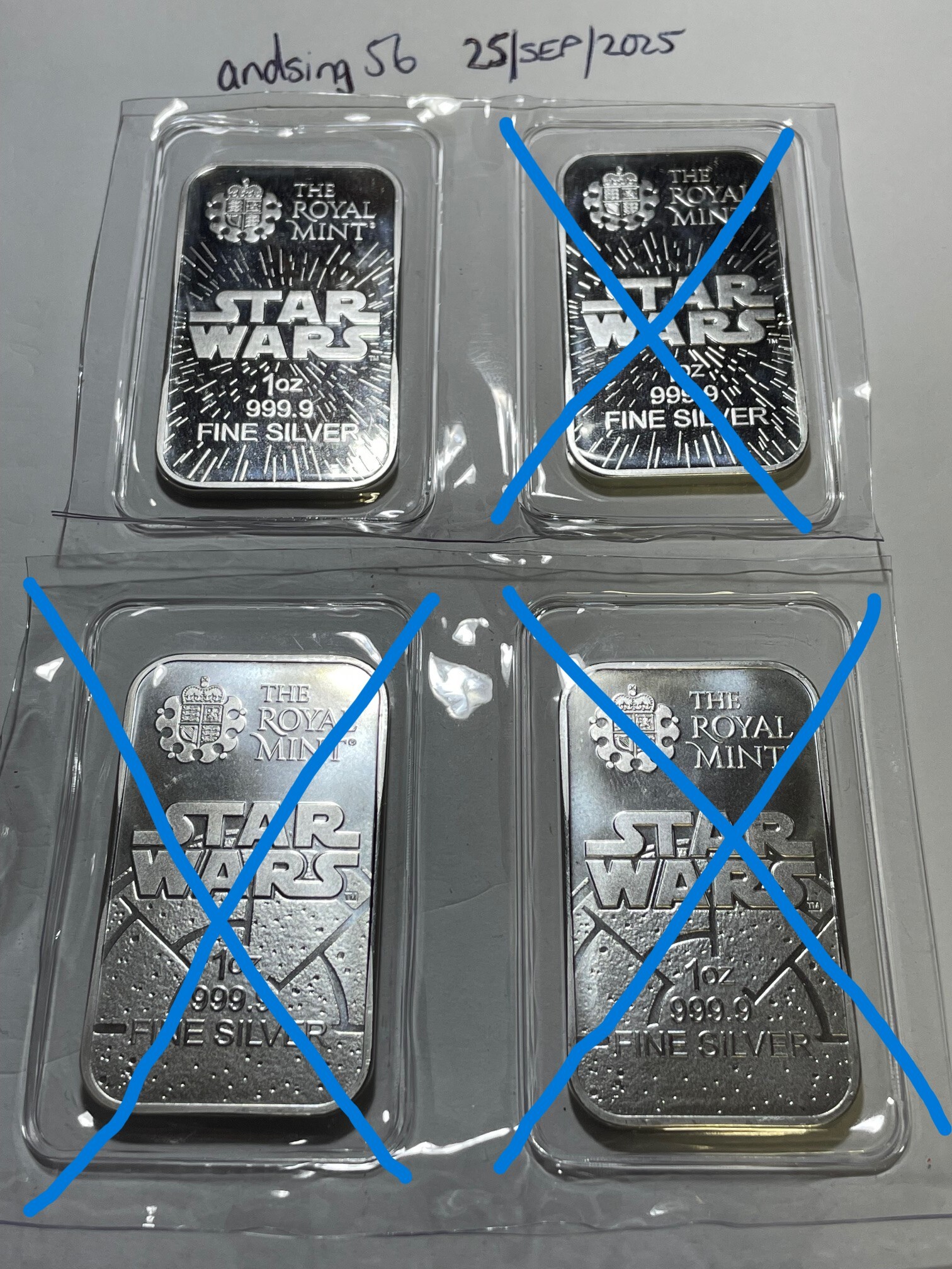 WTS: Komsco ZI:SIN Silver Full Set, Royal Mint limited edition bars ...