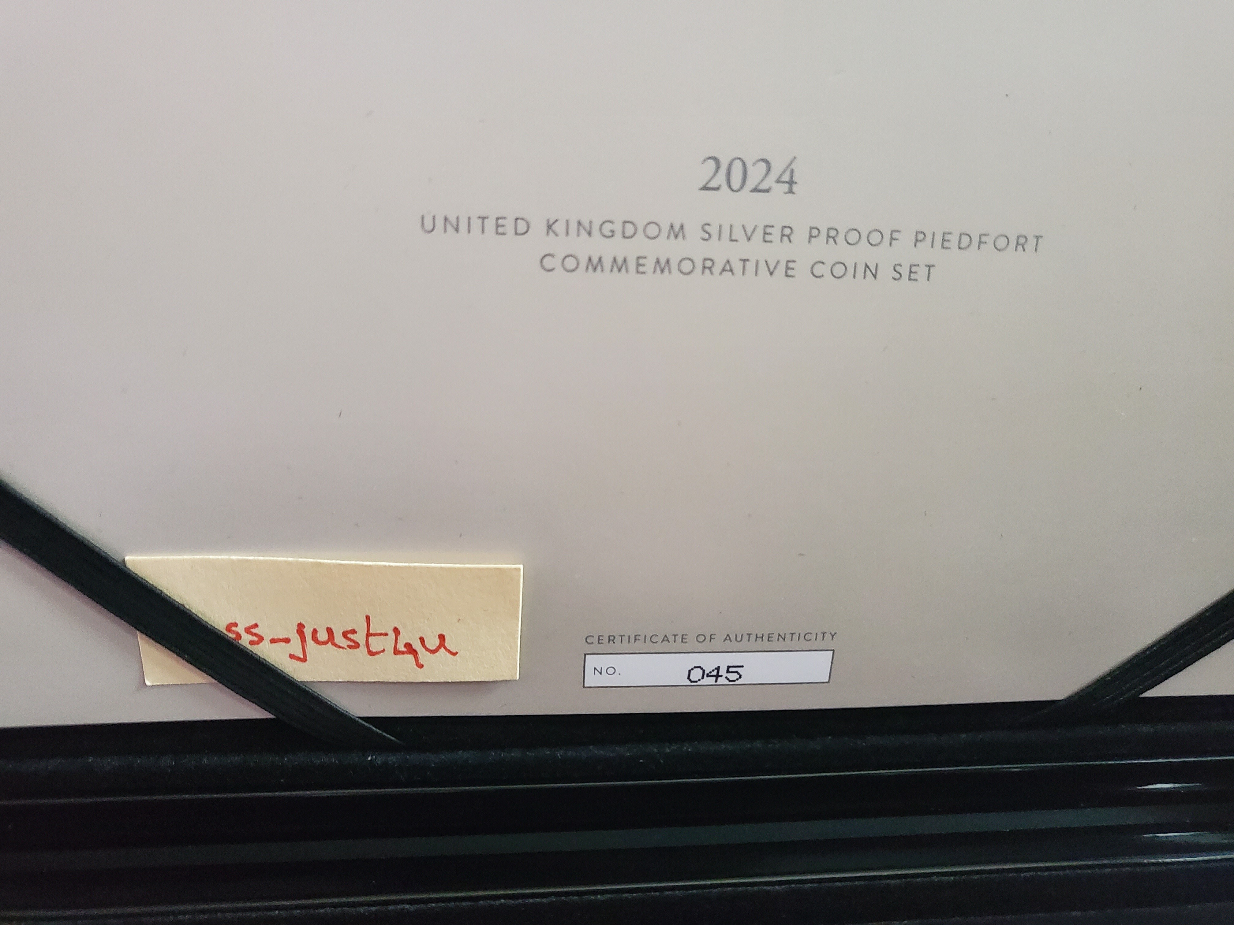 2024 UK Silver Proof Piedfort Commemorative Annual Coin Set Coloured ...