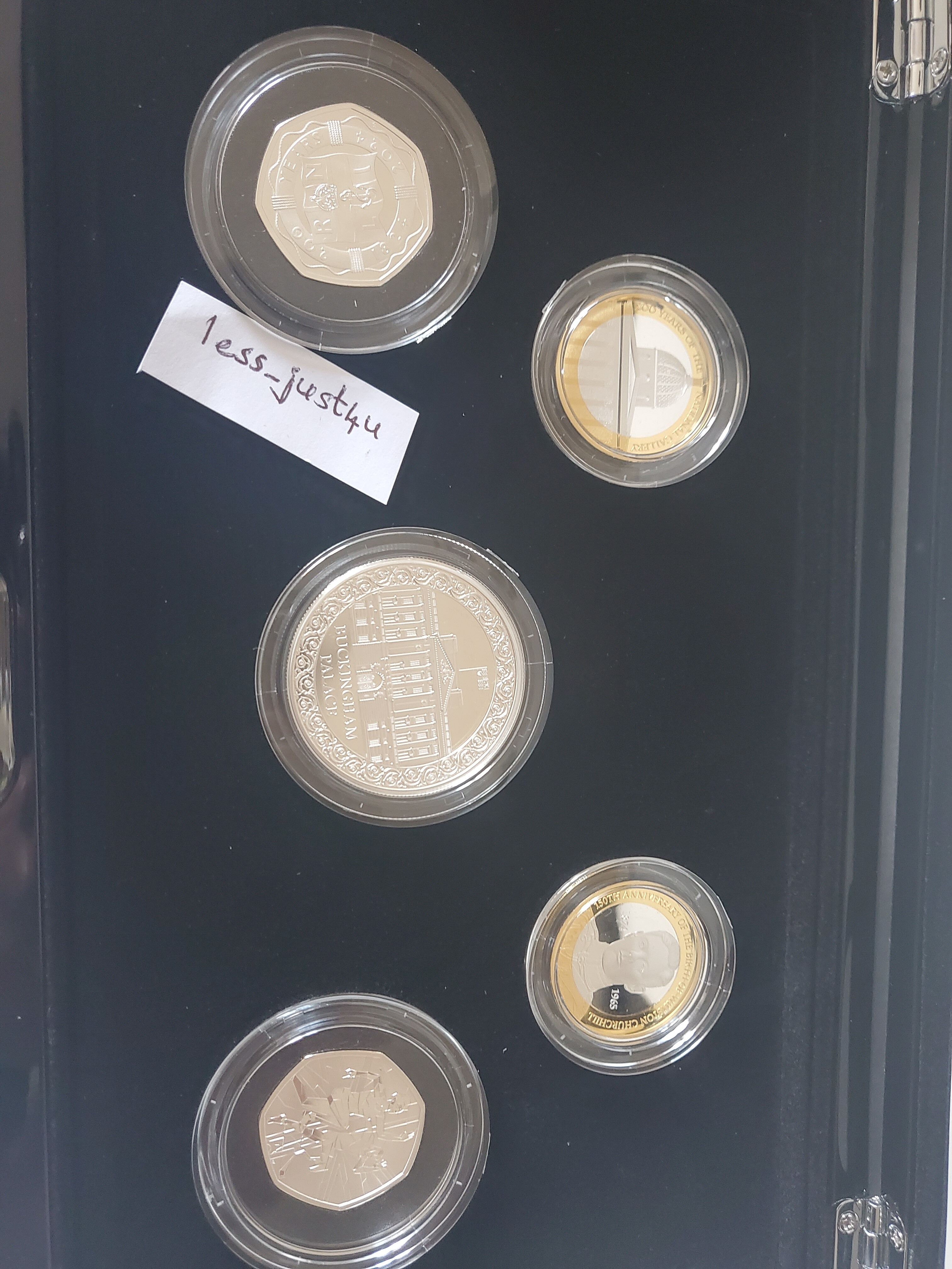 2024 UK Silver Proof Piedfort Commemorative Annual Coin Set Coloured ...