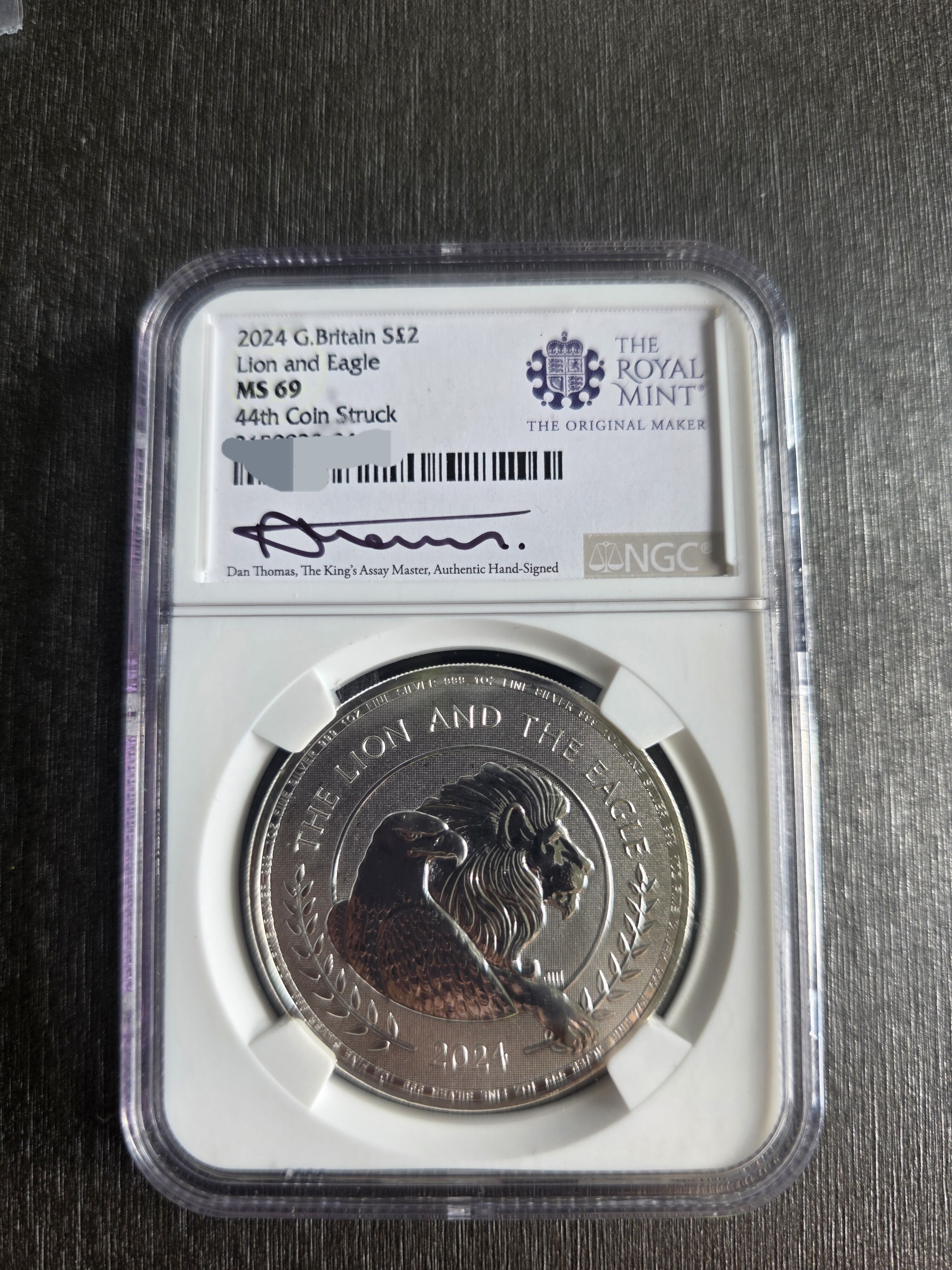 MS70 Panda Sliver Coin - UK (Graded only) - The Silver Forum