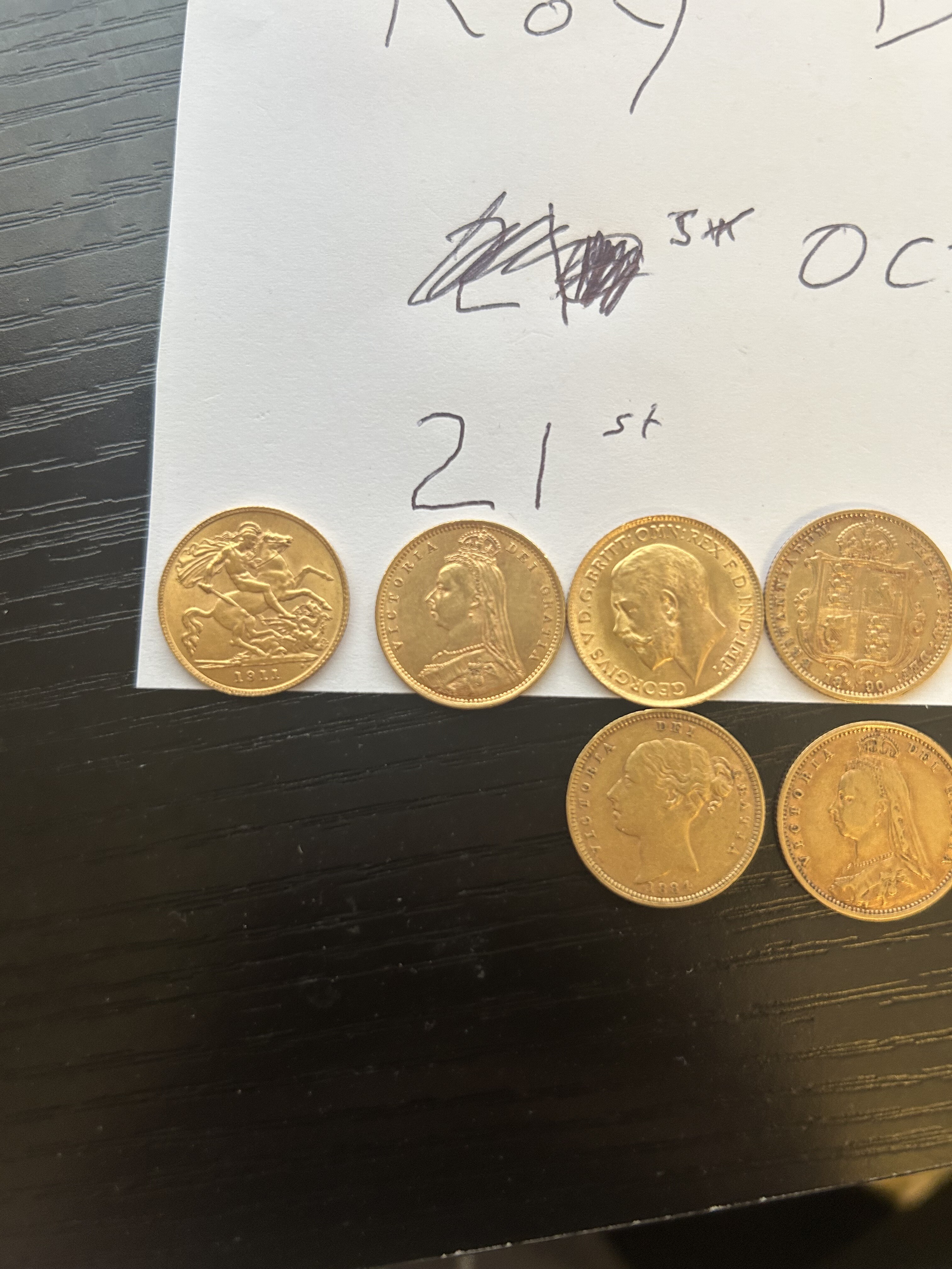 Half Sovereigns and Half Shields - UK (Ungraded) - The Silver Forum