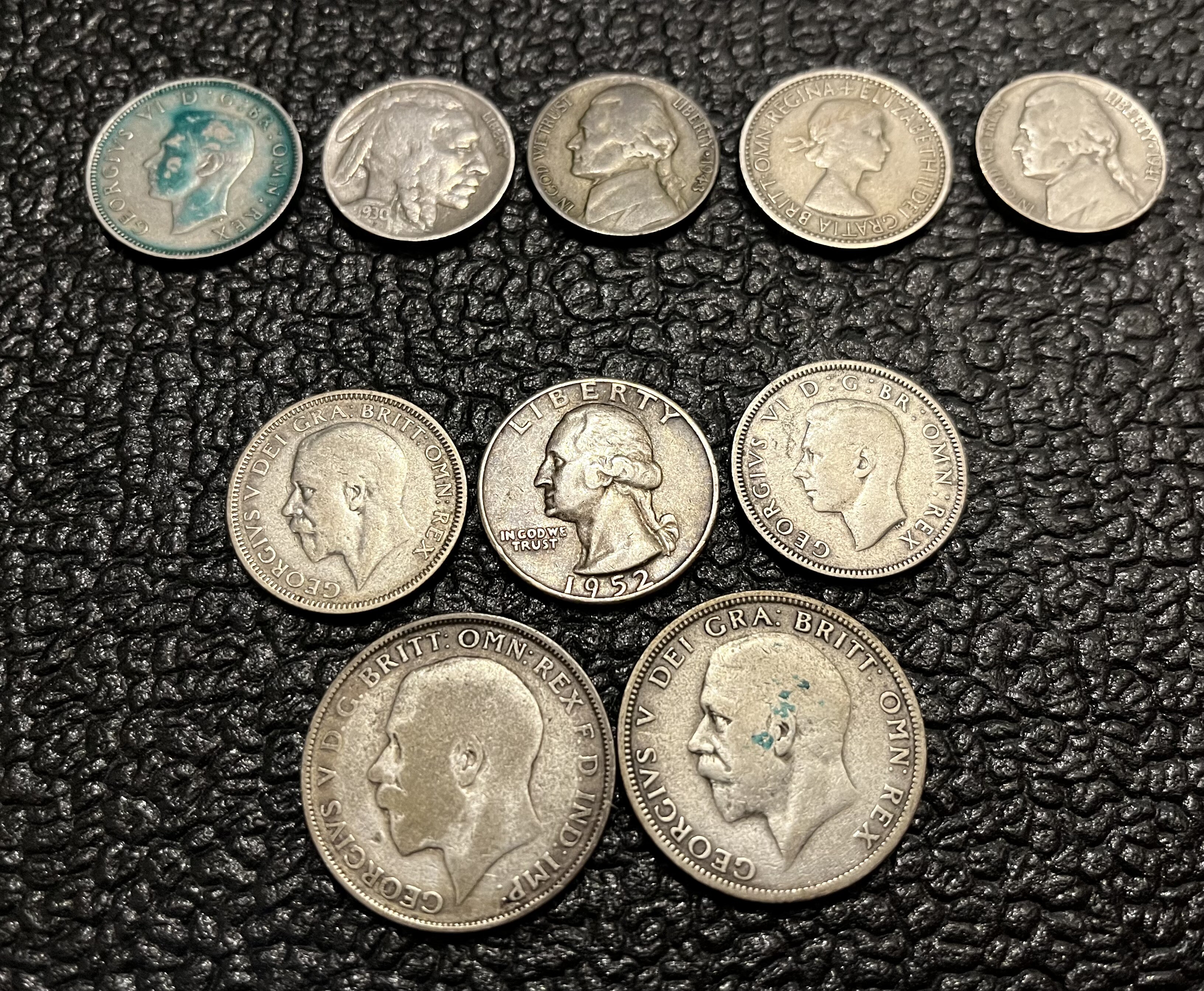 Bulk lot auction Various old coins some silver some base metal - UK ...