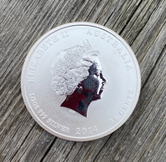 AUCTION number 3 Finish tonight 9:30 ish FREEPOST 1/2 oz silver coin ...