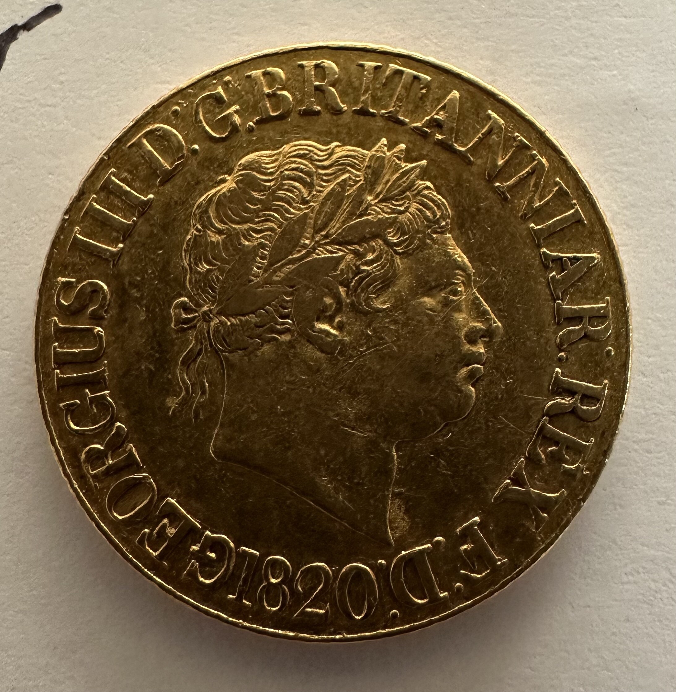 1820 George III Gold Sovereign £1800 - UK (Ungraded) - The Silver Forum