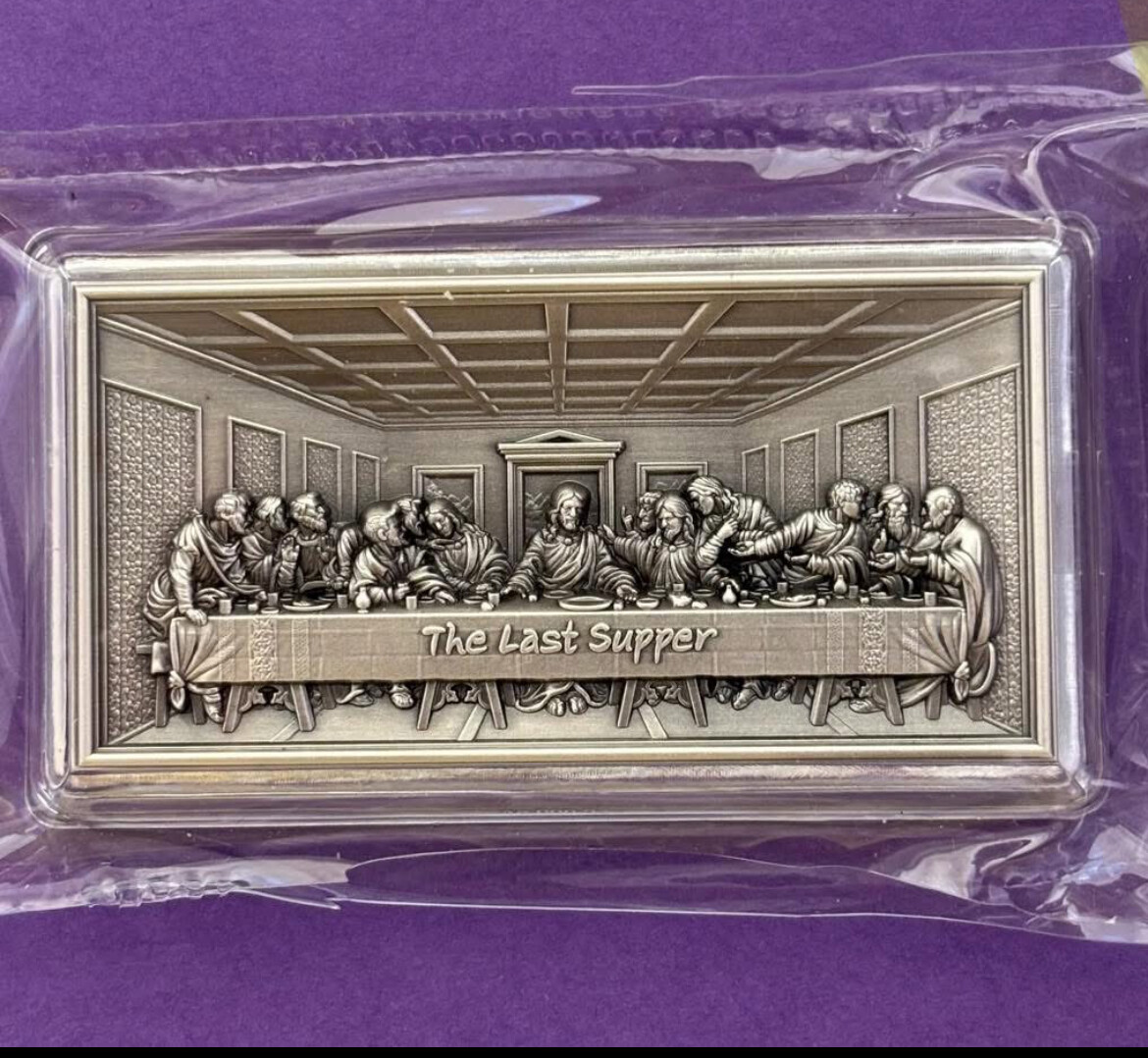 The Last Supper silver bar - UK (Ungraded) - The Silver Forum