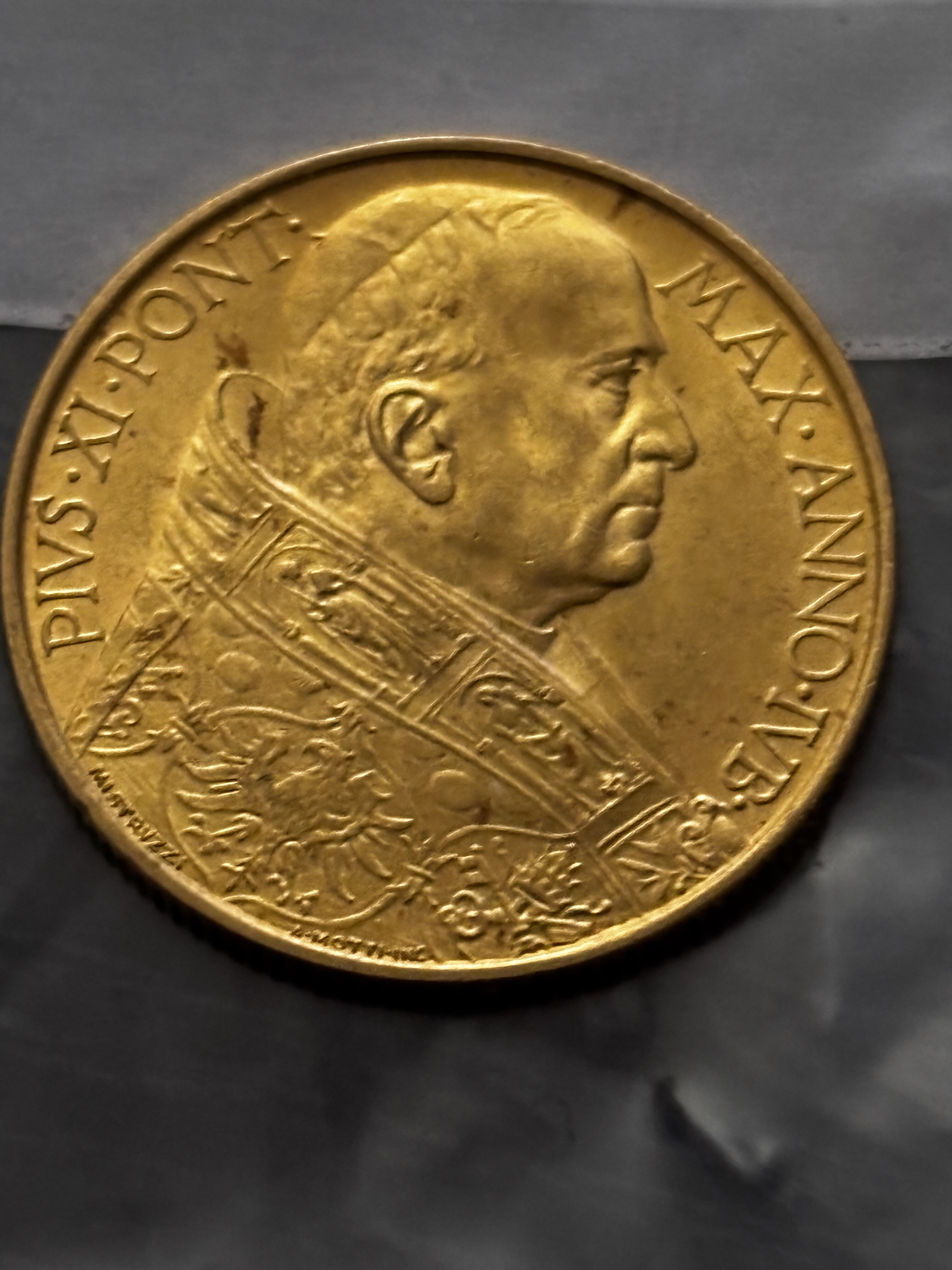 Ultra rare vatican city gold 100 lire 1933 - UK (Ungraded) - The Silver ...