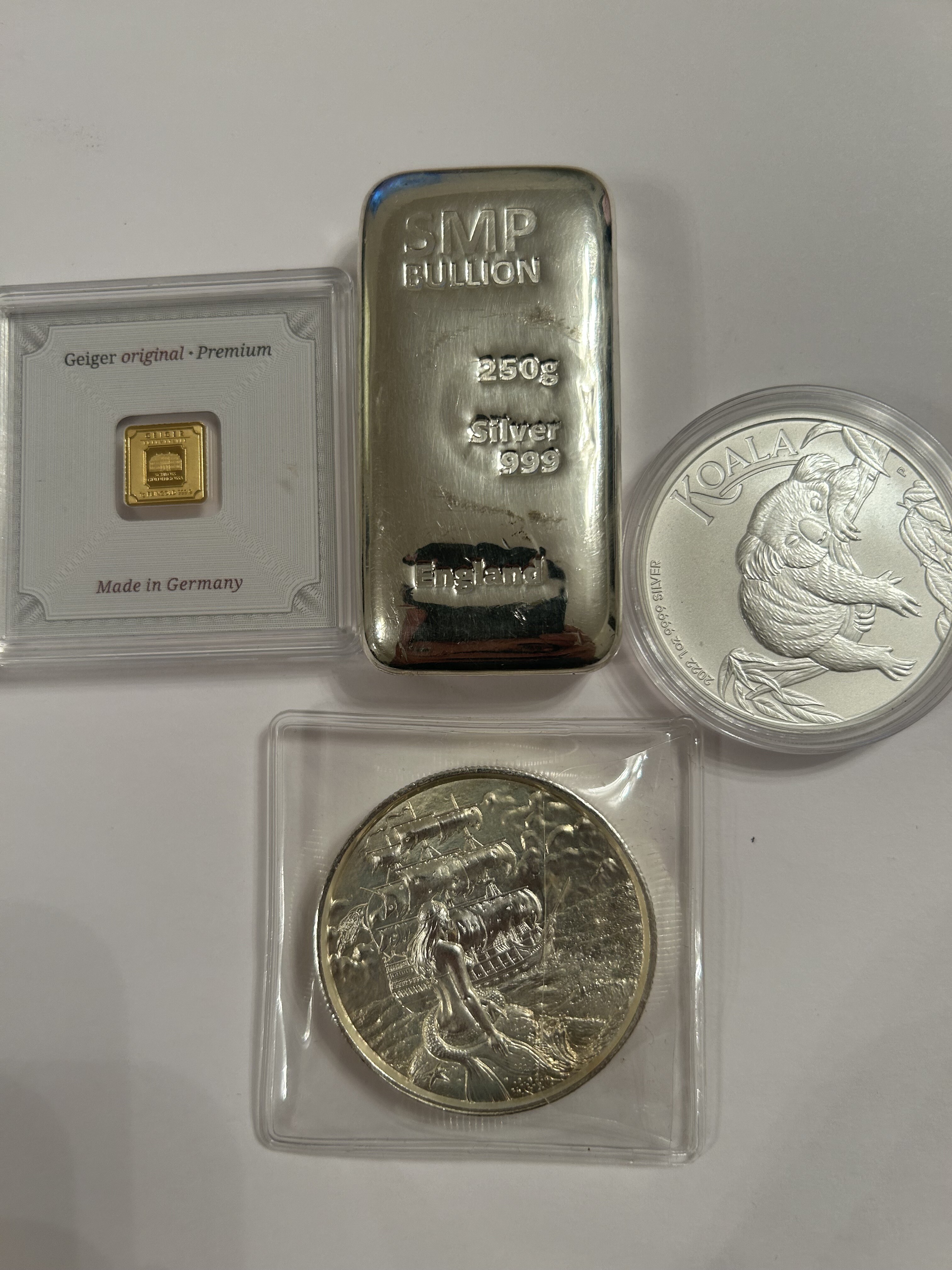 1g Gold and various Silver - UK (Ungraded) - The Silver Forum